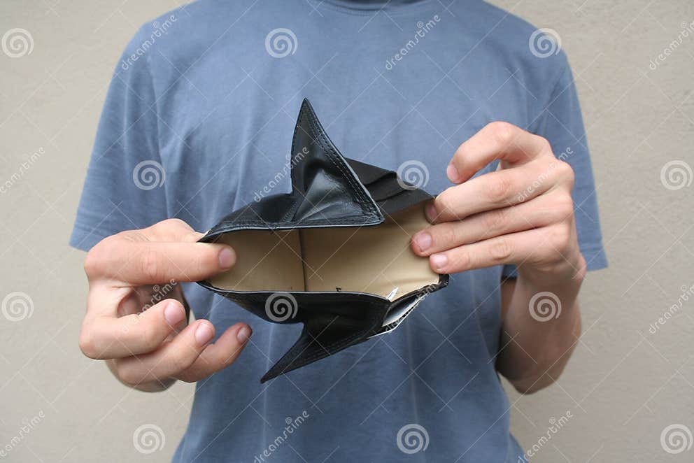 No Money stock image. Image of money, youth, recession - 11410927