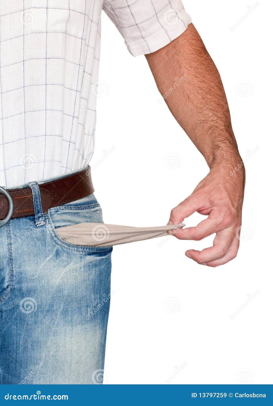 No money stock image. Image of white, poor, pocket, money - 13797259