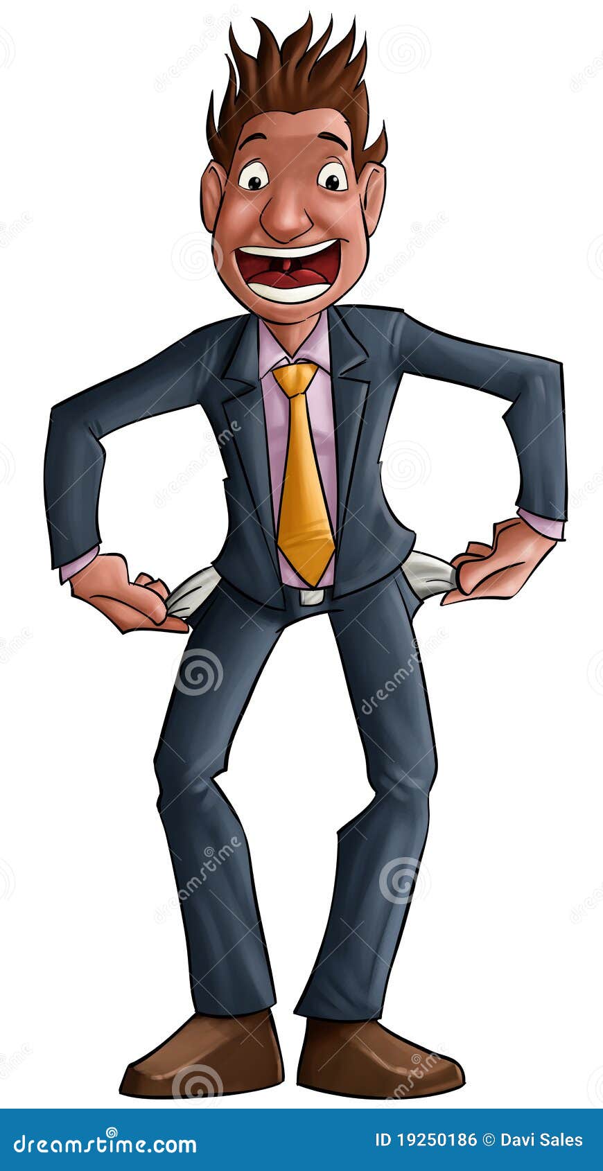 No money stock illustration. Illustration of step, confused - 19250186