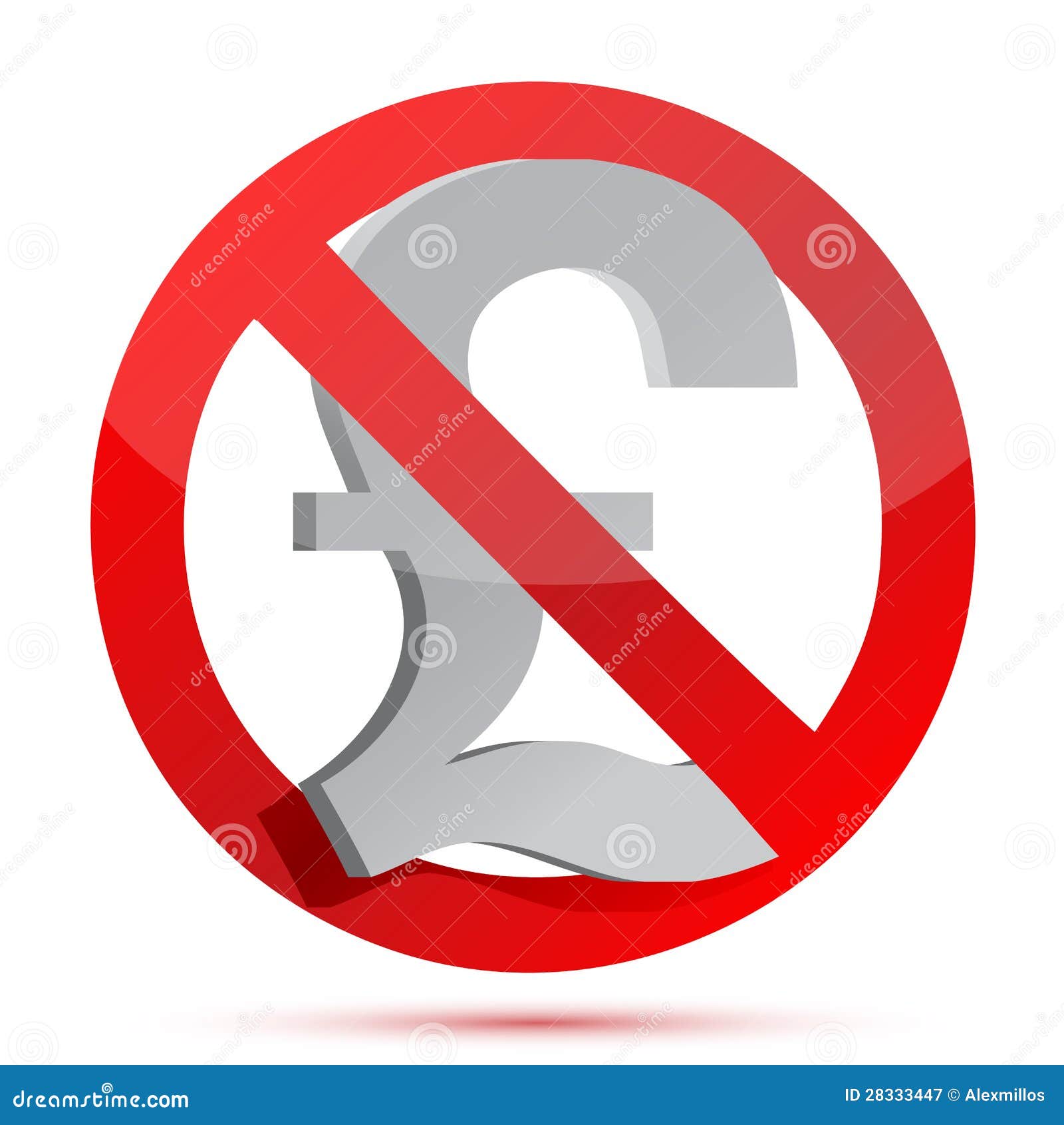 No money concept stock illustration. Illustration of financial - 28333447