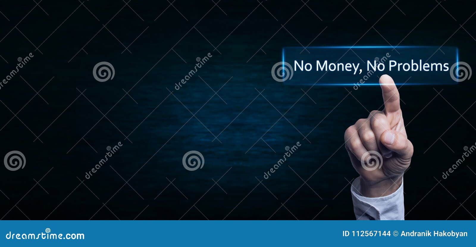 No money, no problems stock photo. Image of problem - 112567144