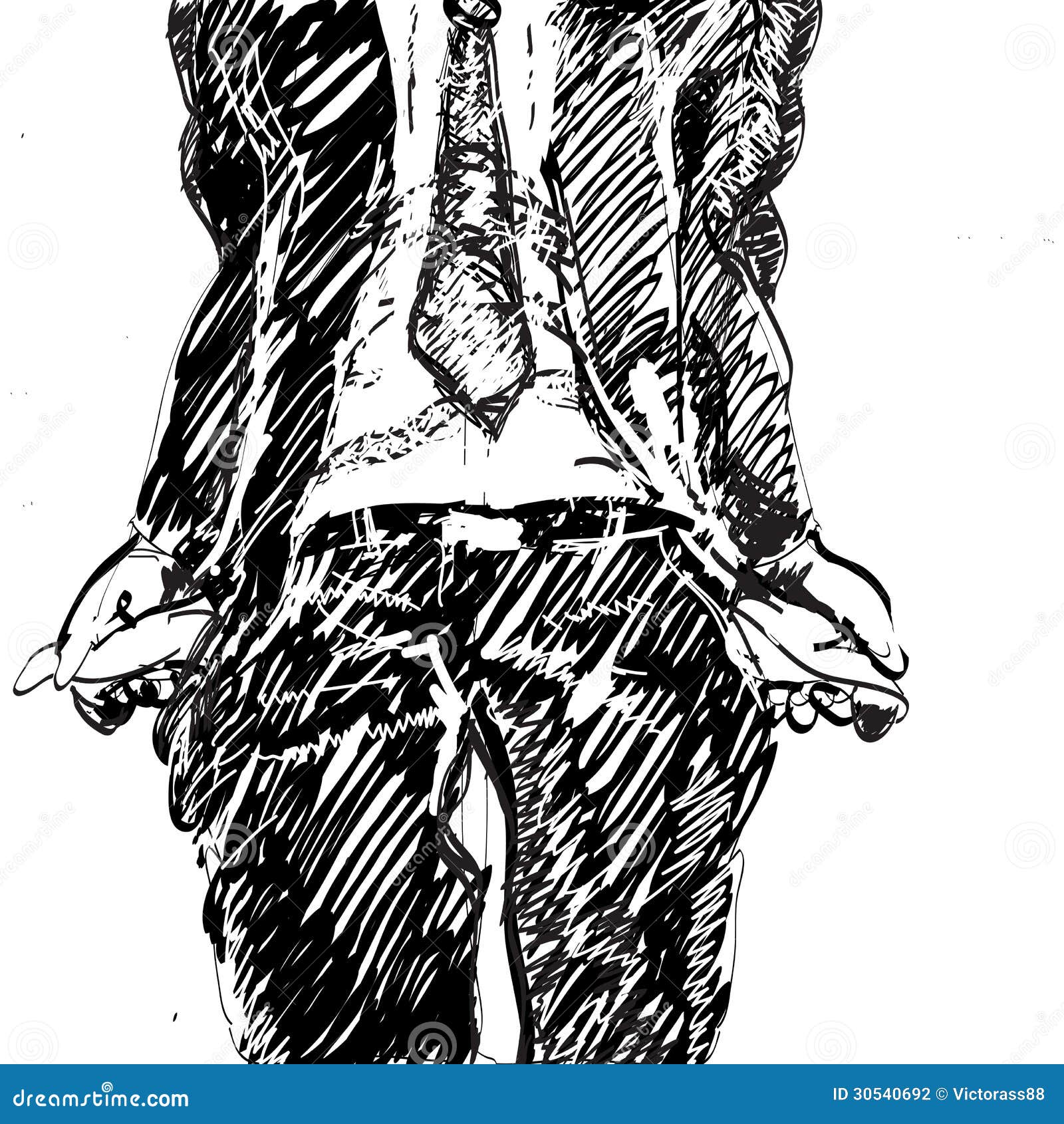 No money sketch stock vector. Illustration of embarrass - 30540692