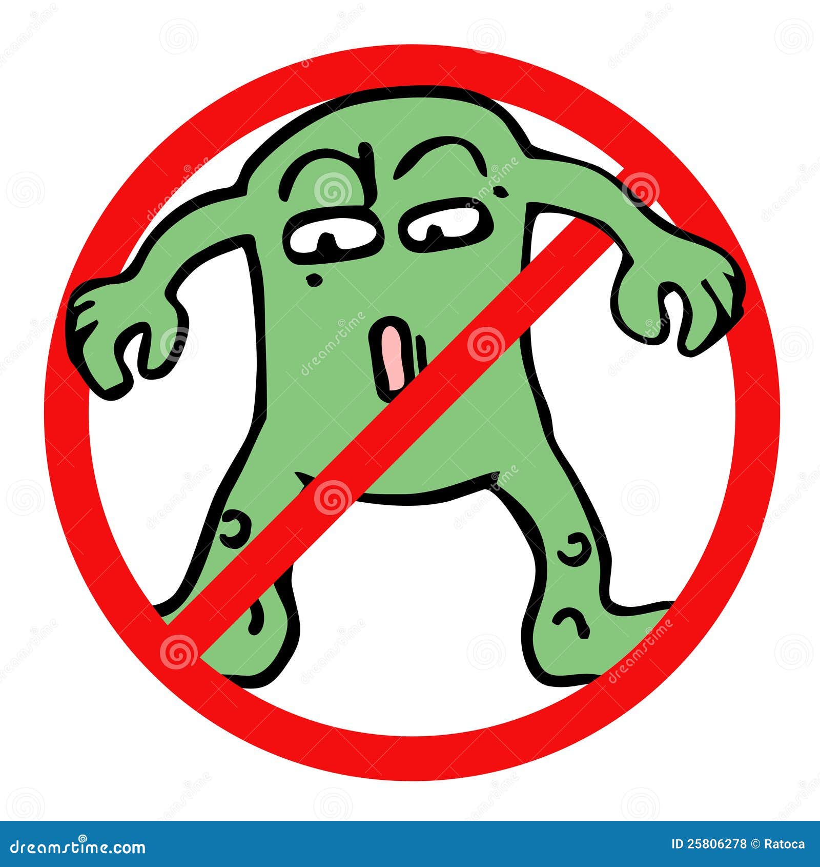 No monsters stock illustration. Illustration of experiment - 25806278