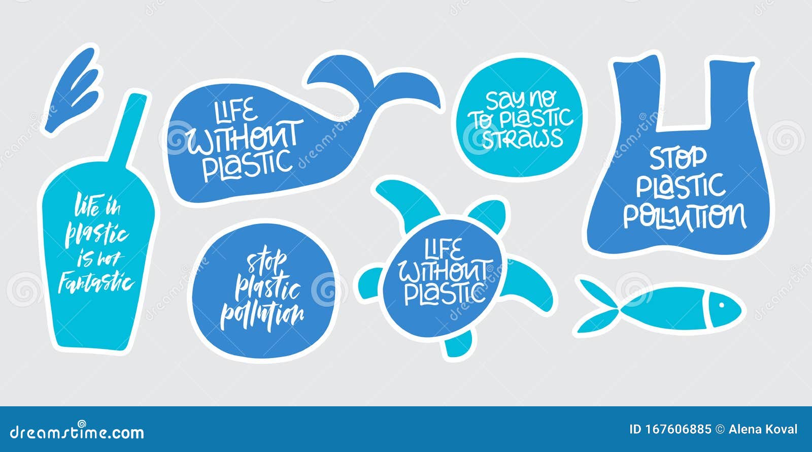 No More Plastic Please. Stop Ocean Plastic Pollution. Save The Turtles ...