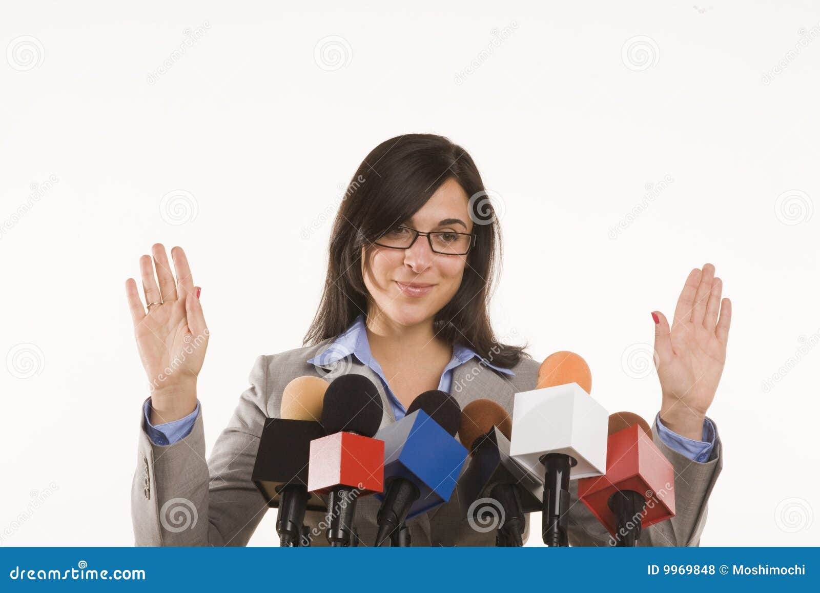 No more questions please stock photo. Image of news, mass - 9969848