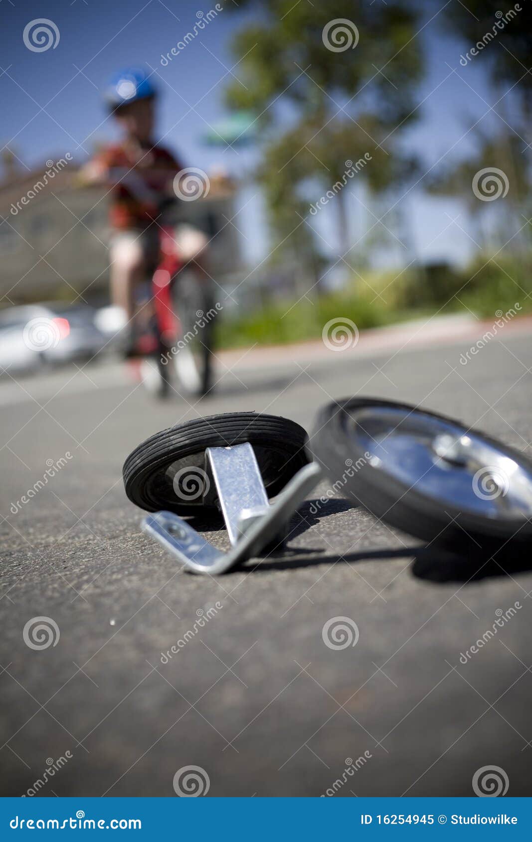 No more training wheels stock image. Image of success - 16254945