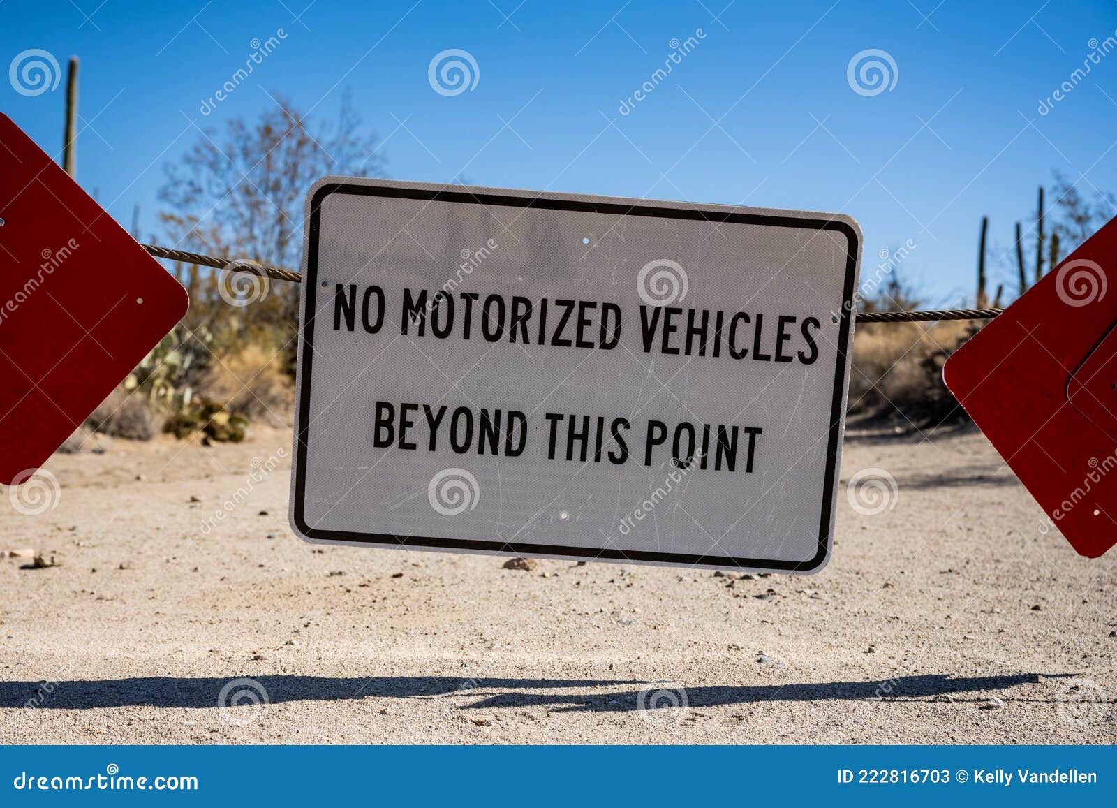 No Motorized Vehicles Sign stock image. Image of national - 222816703