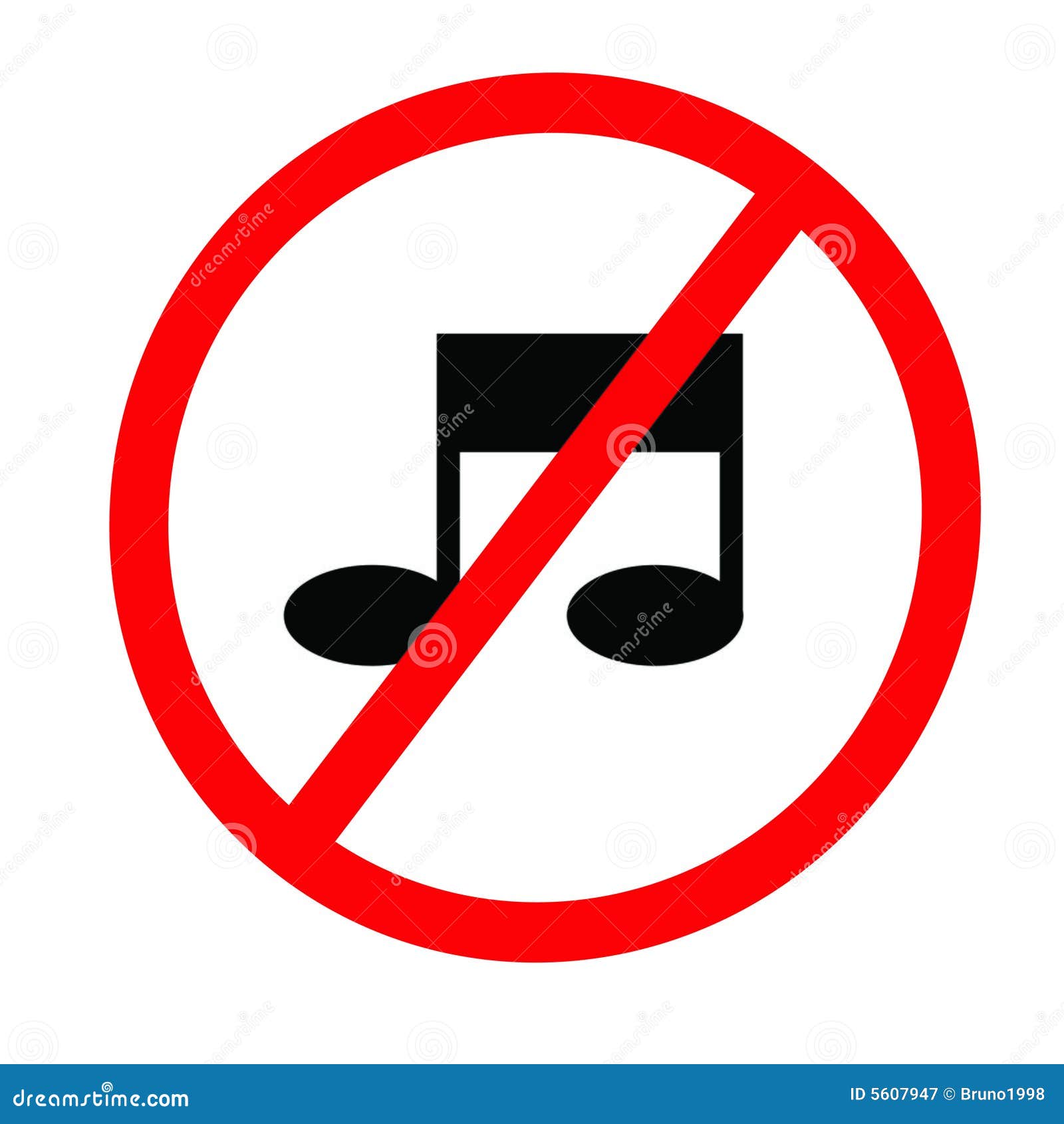 No Music Picture. Image: 5607947