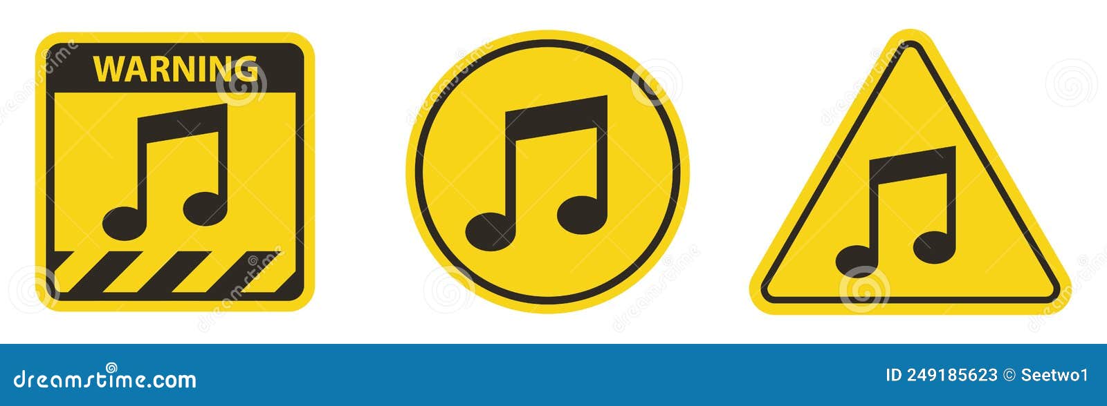 No Music Sing Isolate on White Background,Vector Illustration Stock ...