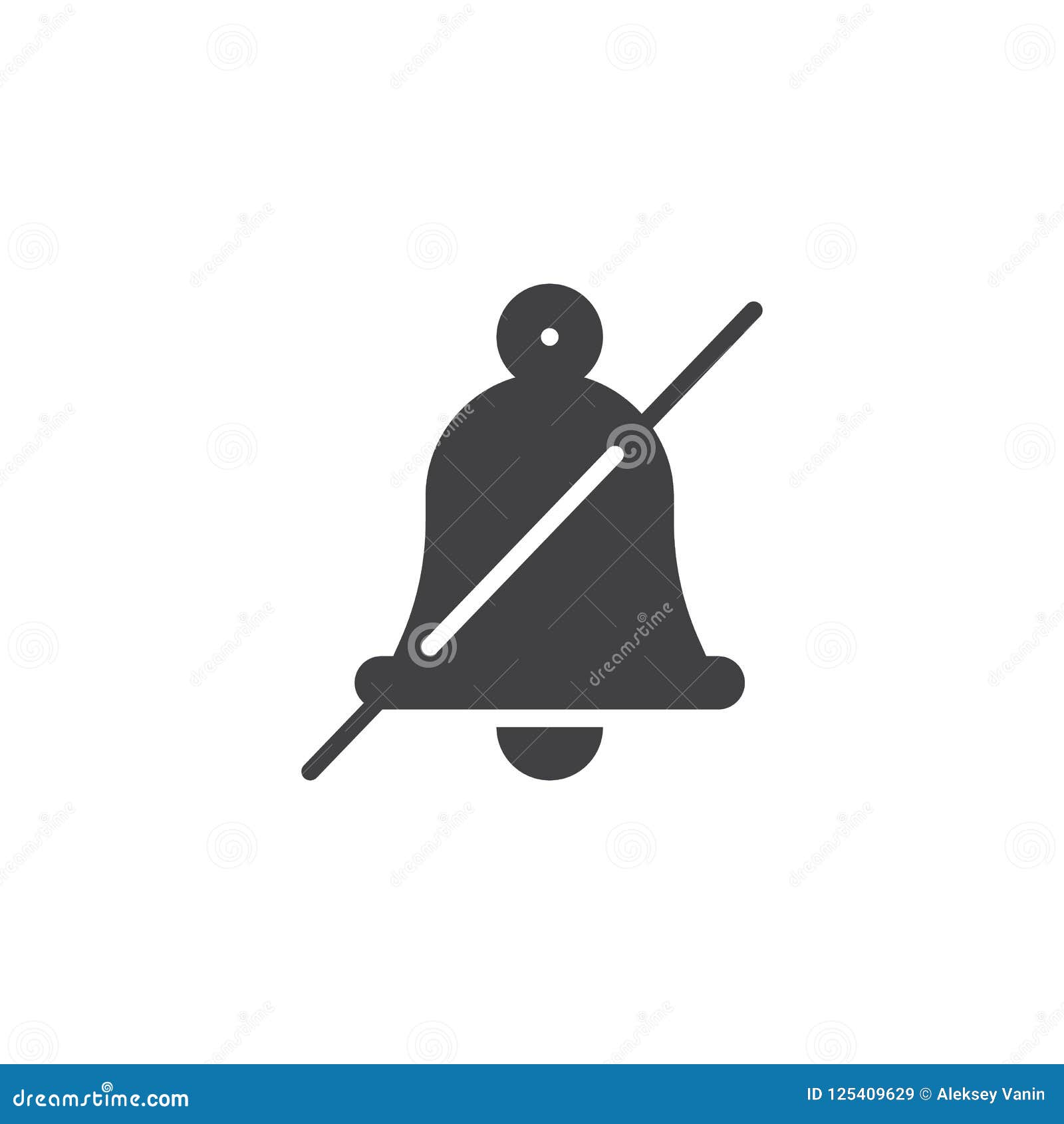 No Notification Vector Icon Stock Vector - Illustration of design ...