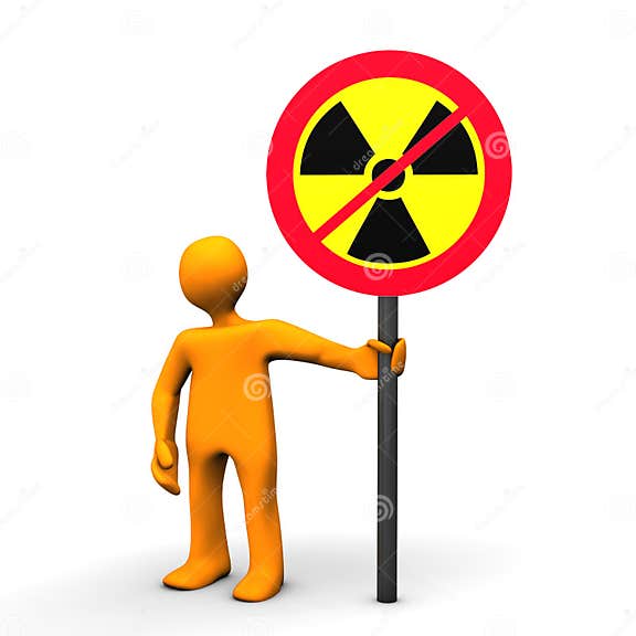 No nuclear energy stock illustration. Illustration of nimby - 20248345