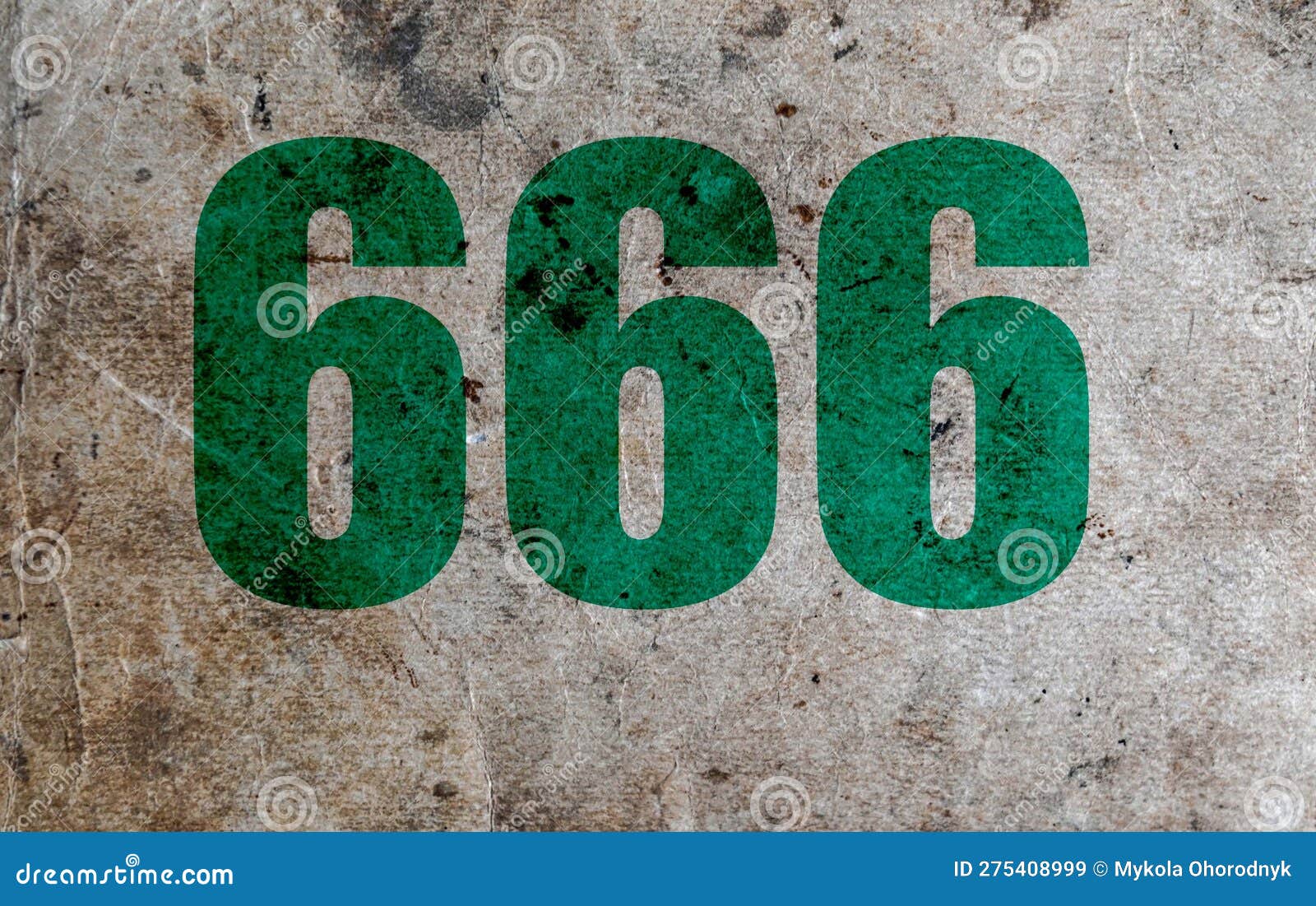 No. 666. the Number Three Sixes Stock Image - Image of paper, heaven ...