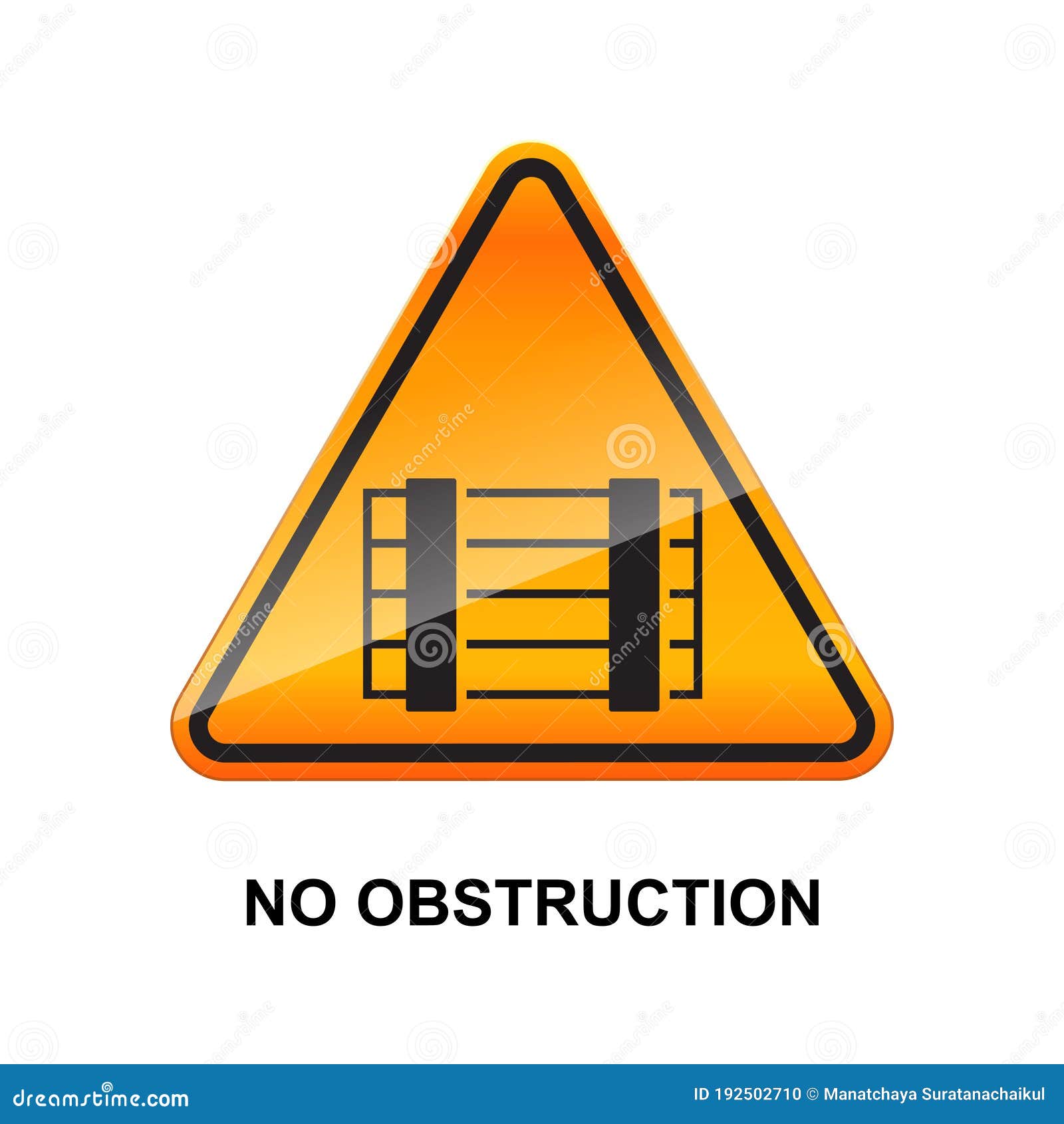 Obstruction Sign Stock Illustrations – 1,075 Obstruction Sign Stock ...