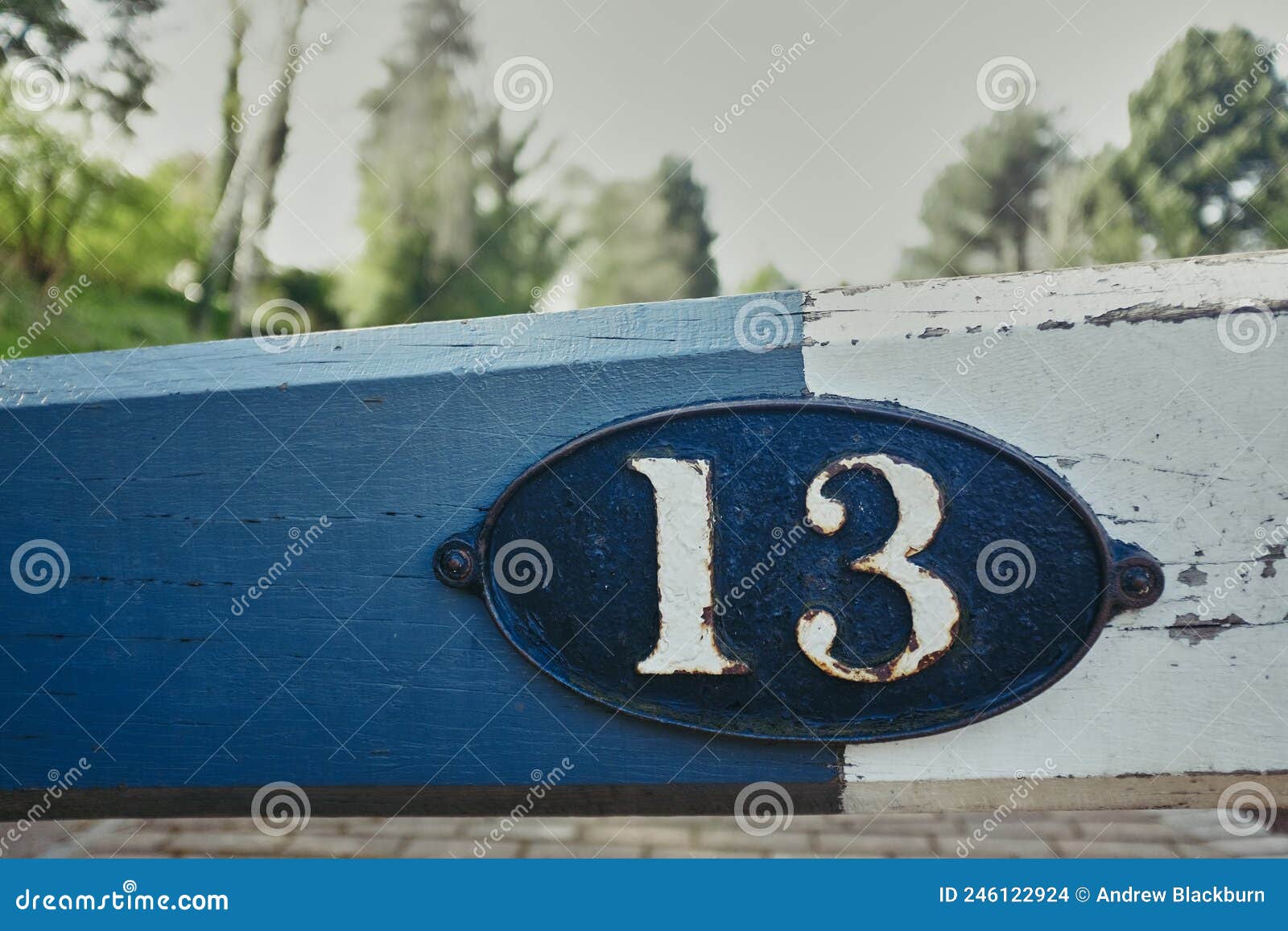 The number 13 stock photo. Image of font, blue, sign - 246122924