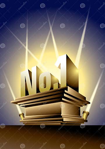No. one stock vector. Illustration of business, winning - 14777910