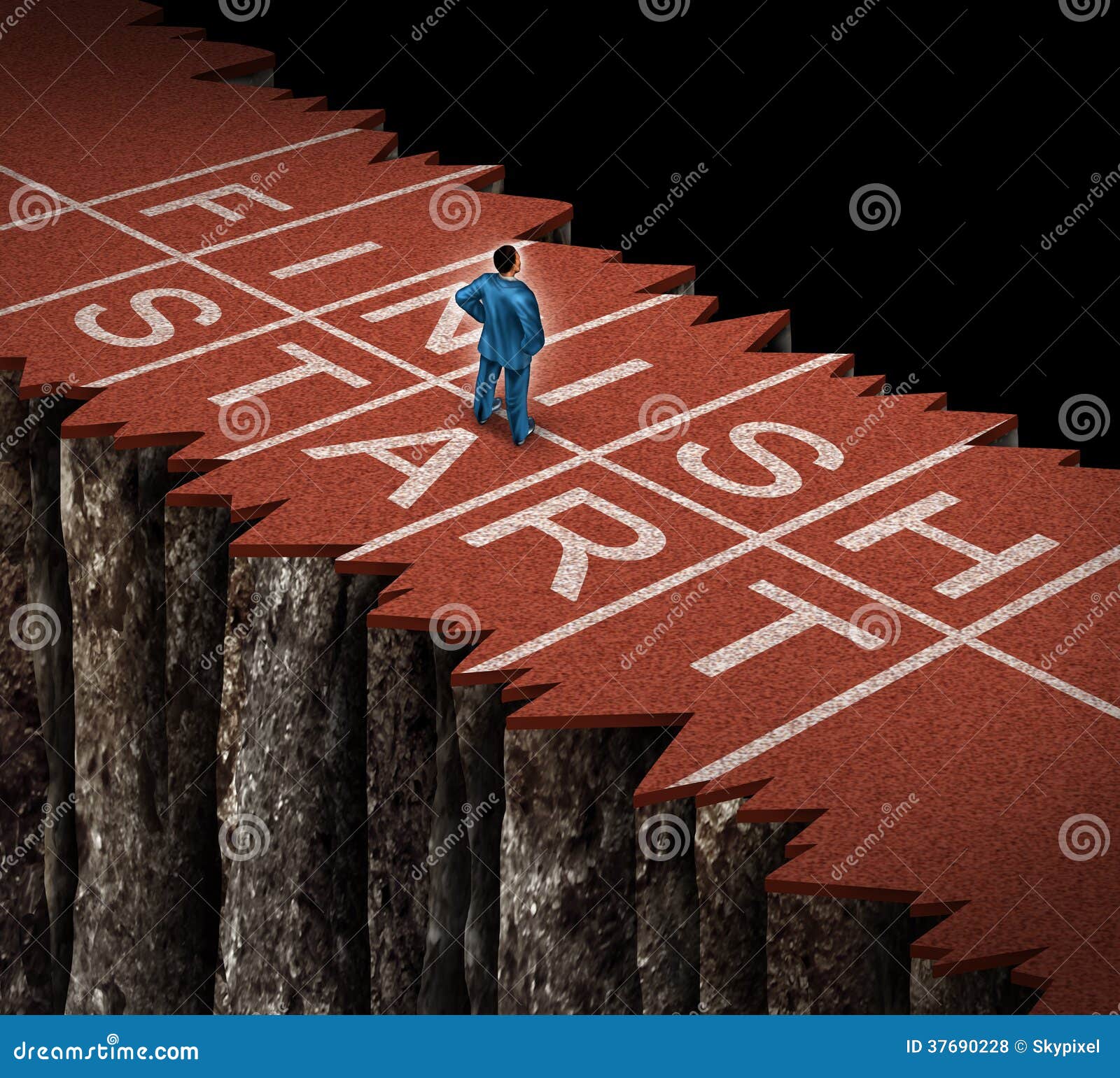 No Opportunity stock illustration. Illustration of blocked - 37690228
