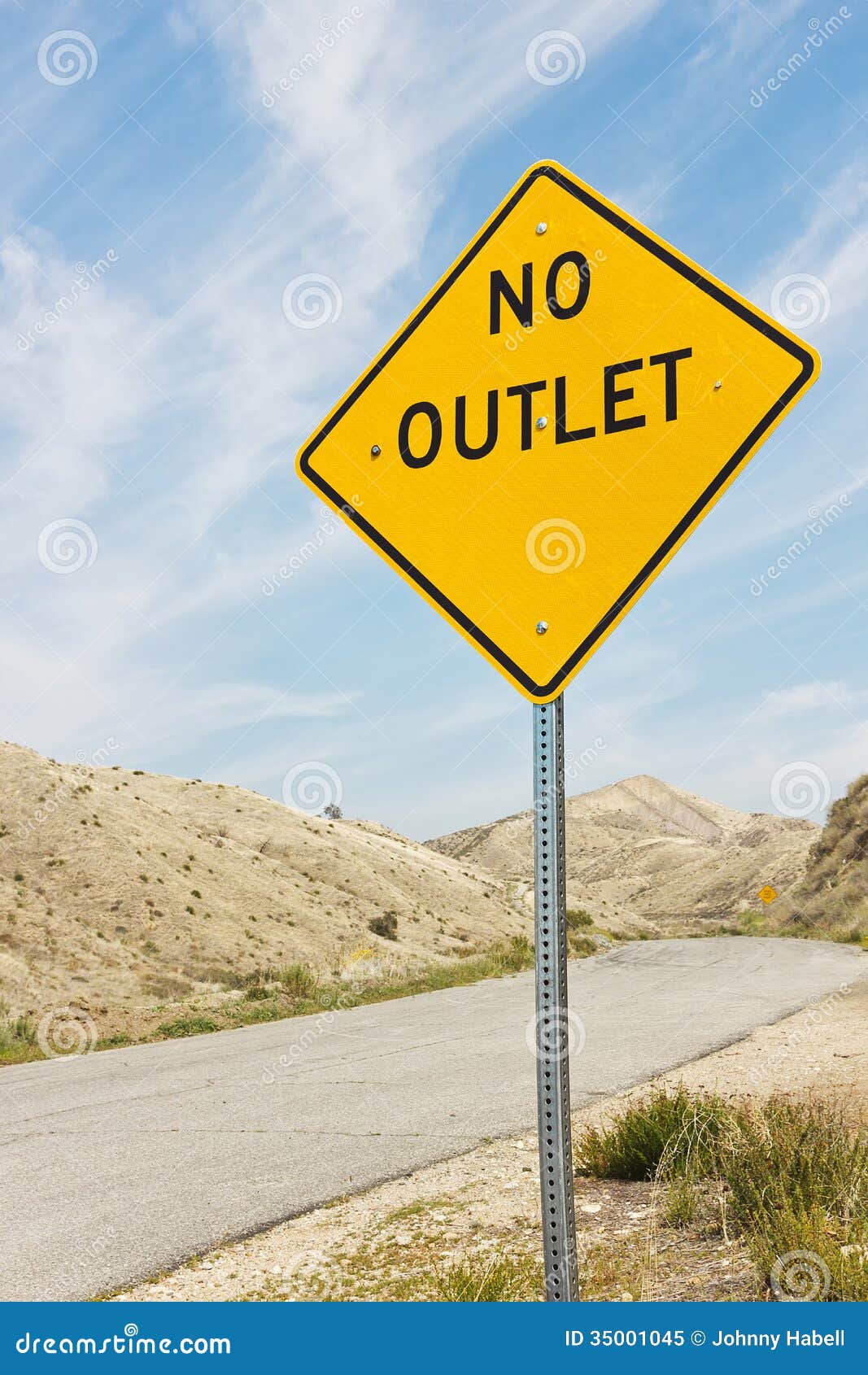 No Outlet Sign stock image. Image of indirect, management - 35001045