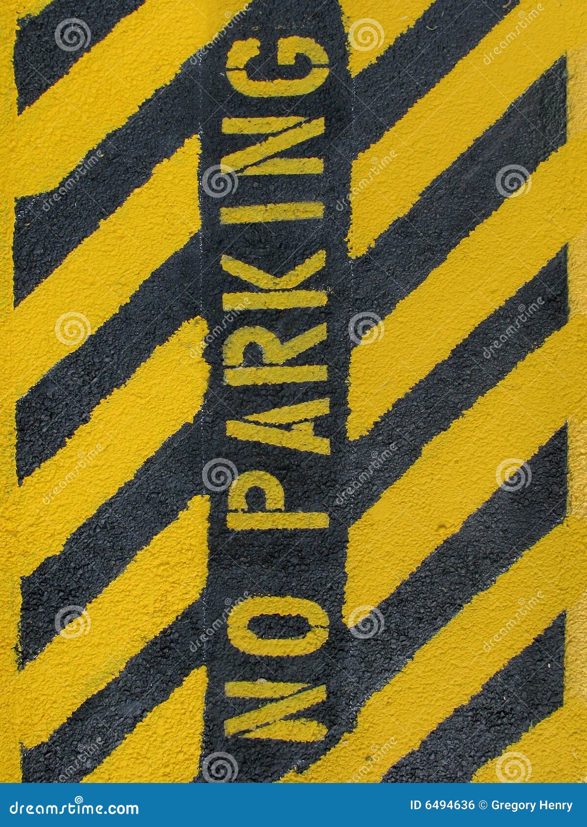 No Parking stock photo. Image of painted, sign, hand, parking - 6494636