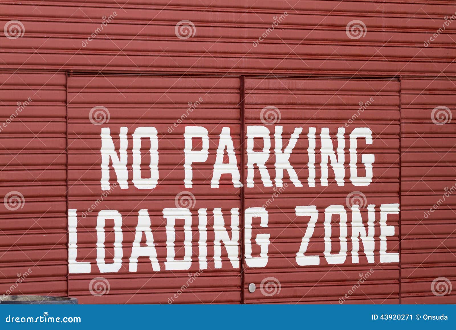 No parking area stock image. Image of sign, warehouse - 43920271