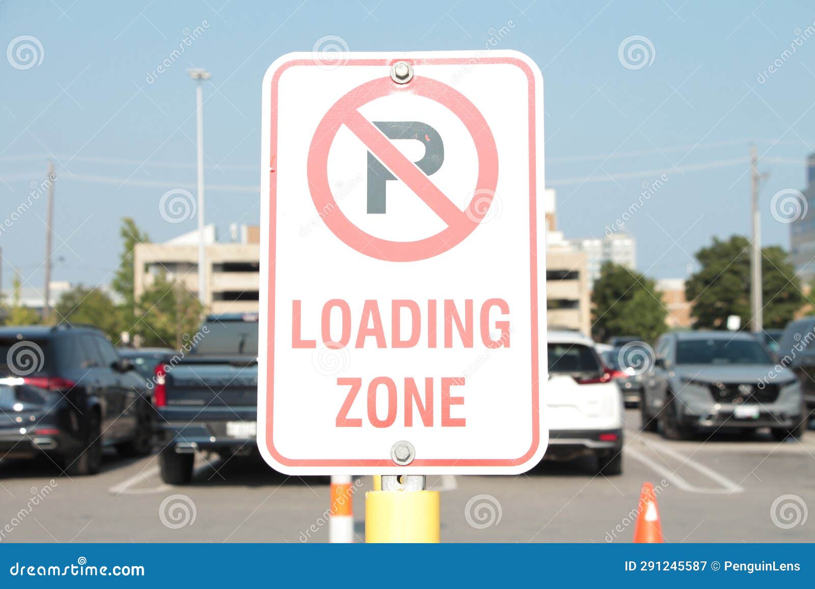 No Parking Loading Zone Sign Royalty-Free Stock Photo | CartoonDealer ...