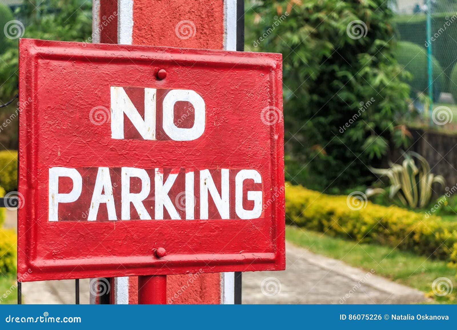 No parking sign stock photo. Image of regulation, anytime - 86075226