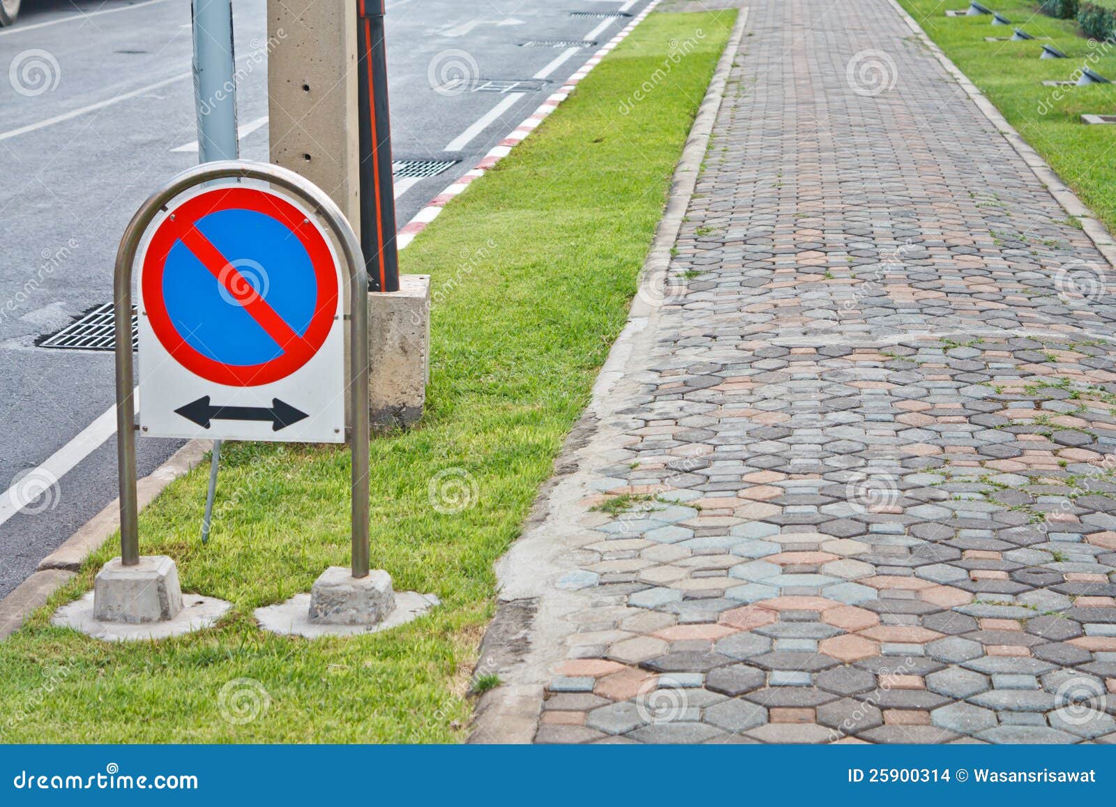 No parking traffic sign stock photo. Image of pedestrian - 25900314