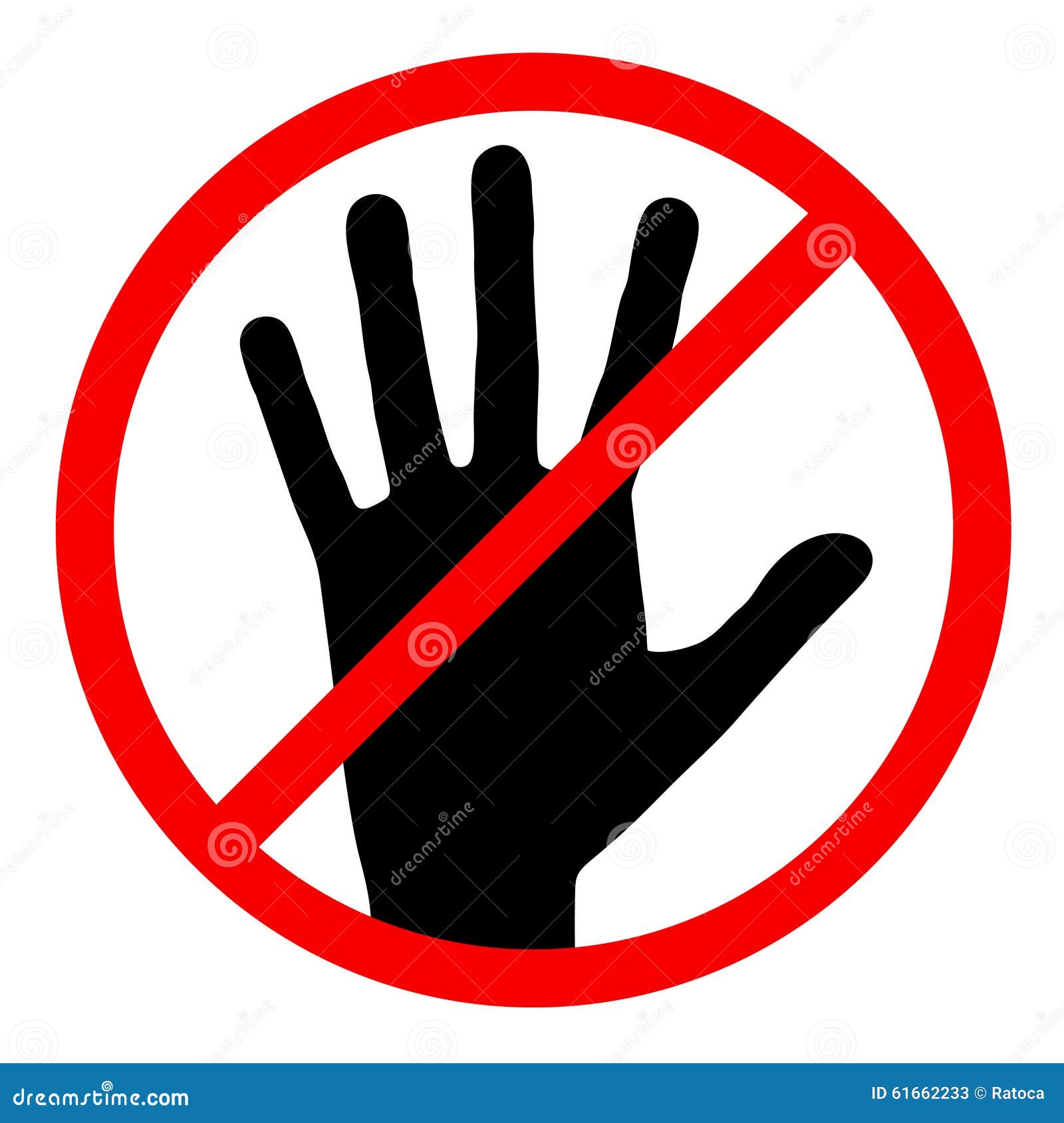 No pass sign stock vector. Illustration of stop, membership - 61662233