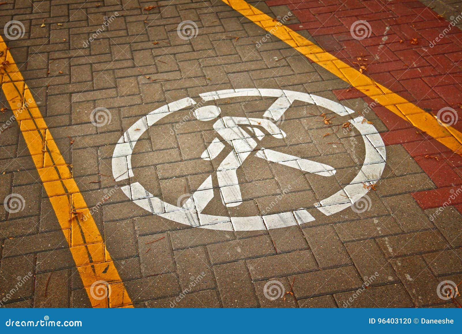 No Passage Sign on Asphalt Road Stock Photo - Image of prohibited ...