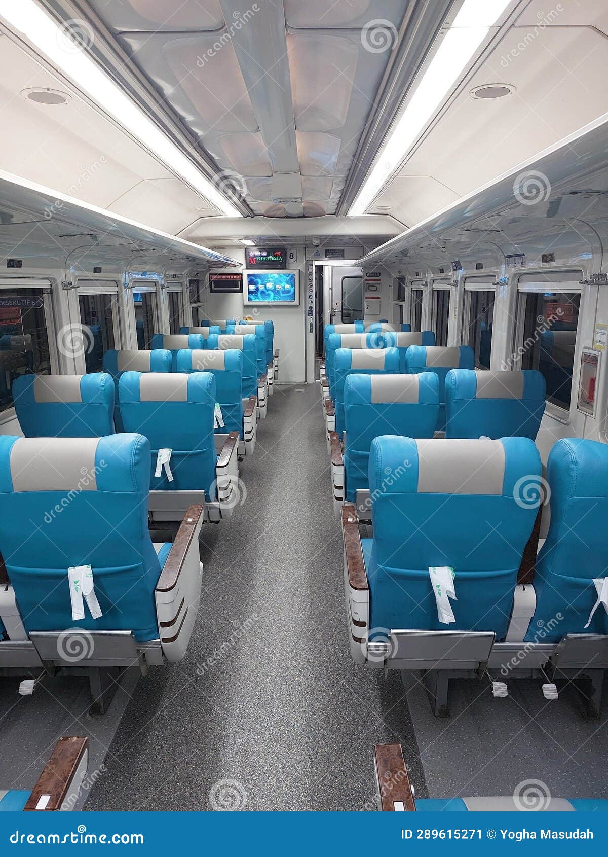 No Passenger Inside the Train Stock Image - Image of interior, inside ...
