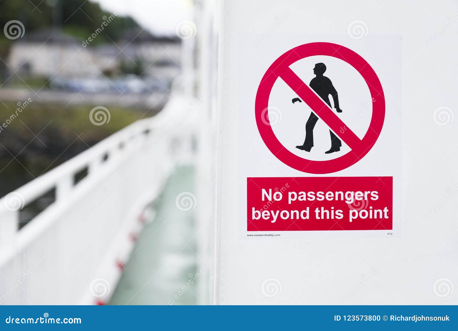 No Passengers Beyond this Point Sign on Ferry Cruise Ship Stock Photo ... No Passengers Beyond this Point Sign on Ferry Cruise Ship Stock Photo ...