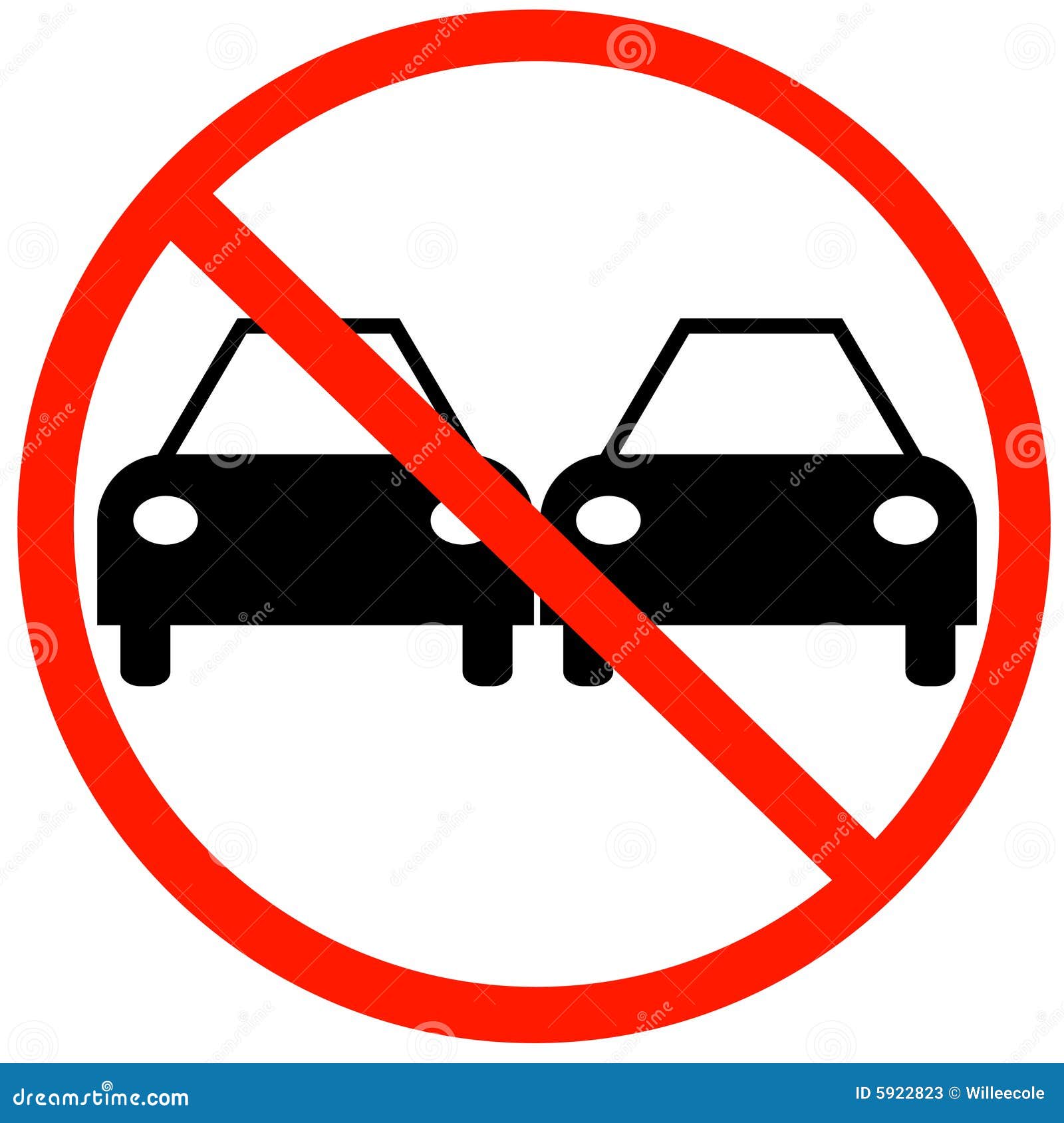 No Passing Sign RM6 1C – NO OVERTAKING OR PASSING – Traffic