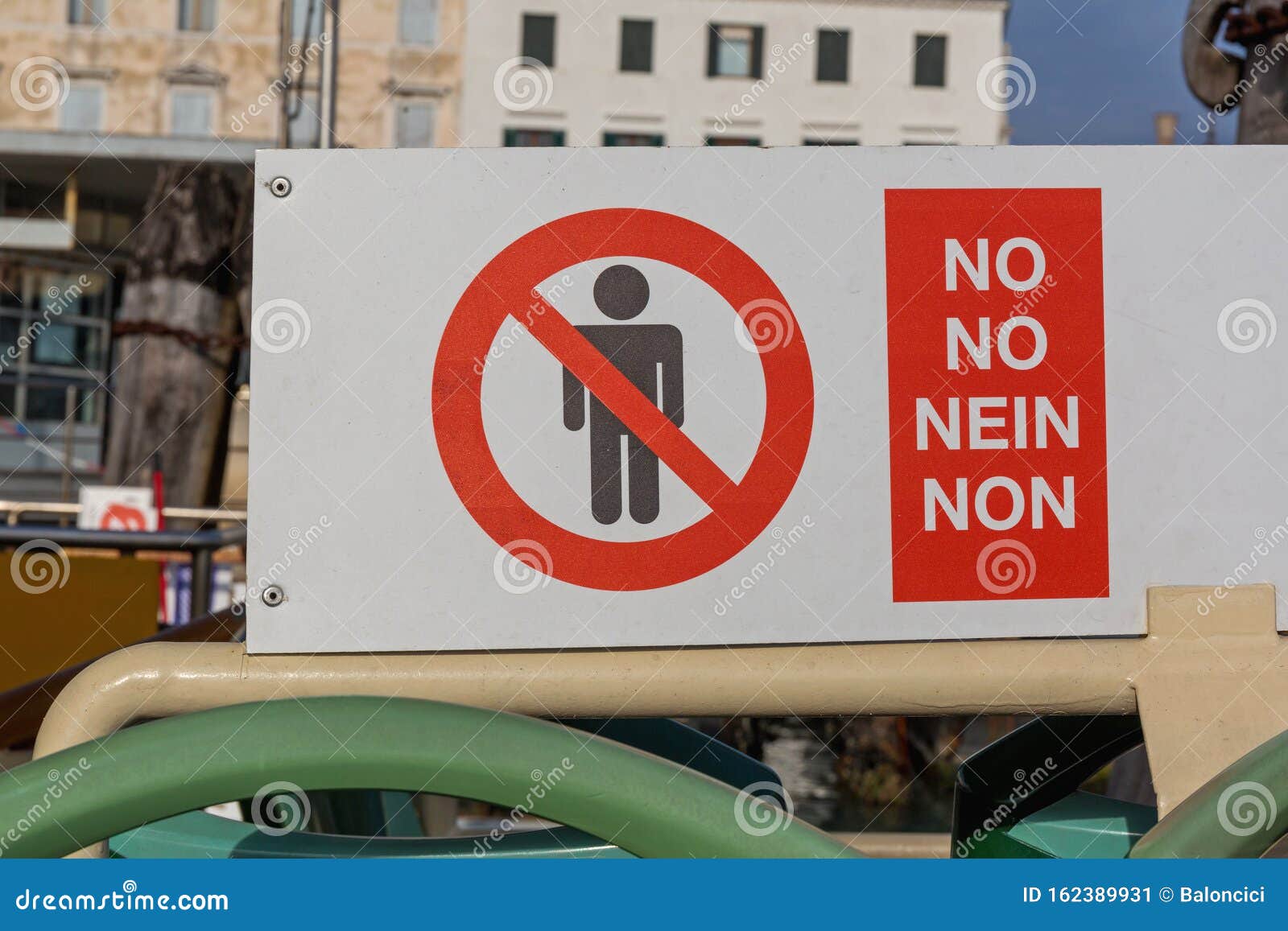 No People Sign stock image. Image of caution, forbidden - 162389931