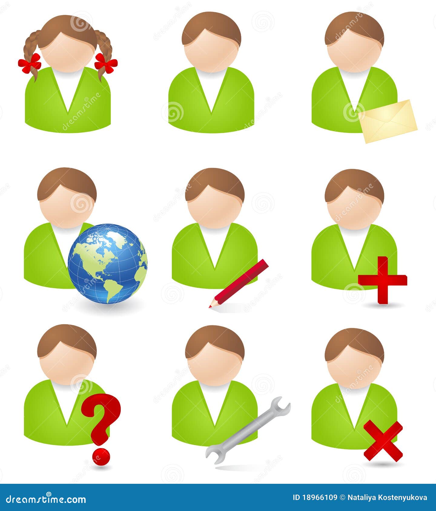 No-person icons stock vector. Illustration of cross, globe - 18966109