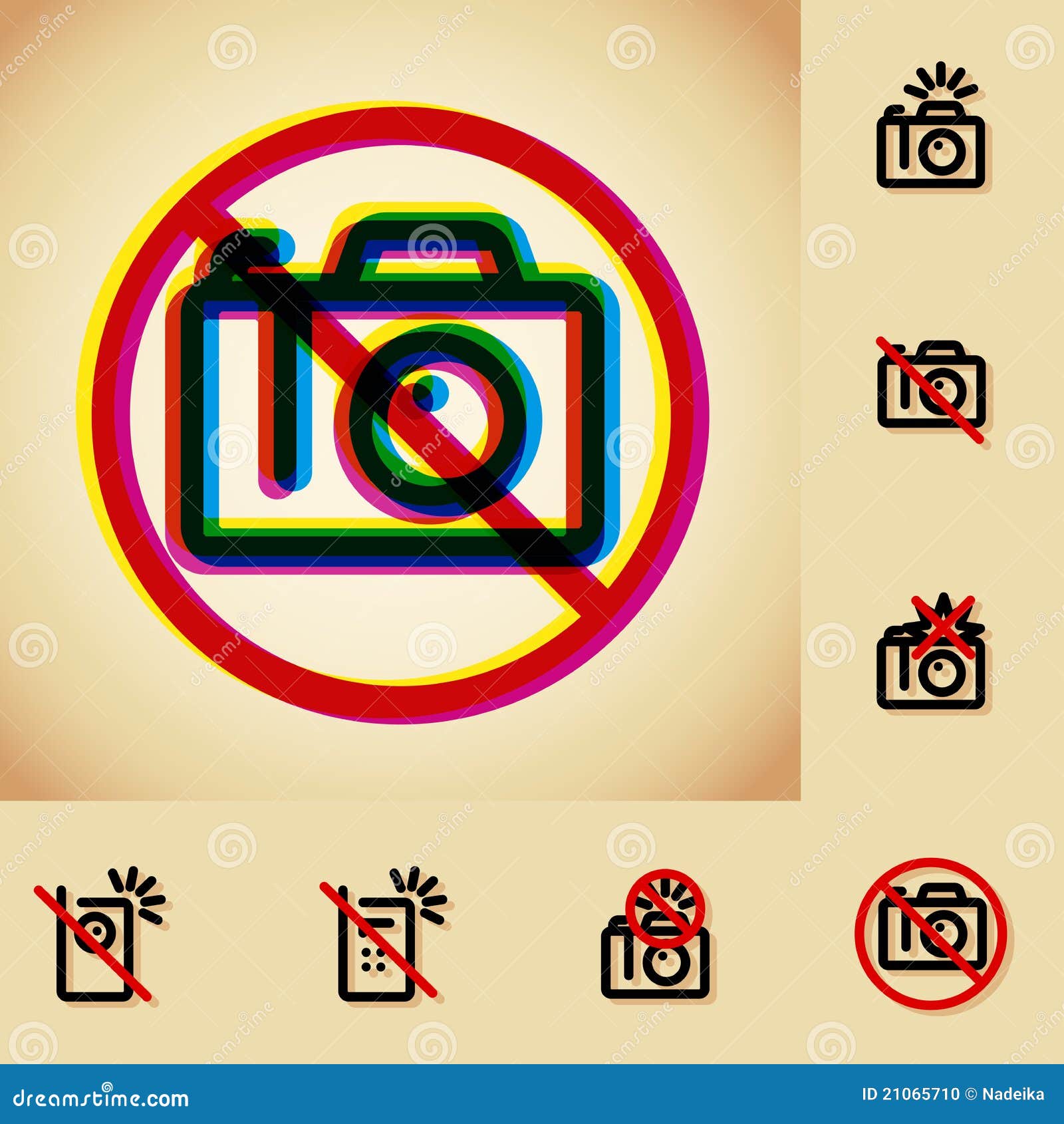 Not Allowed Sign. Grunge Hand Drawn Style Prohibition Sign. No Symbol ...