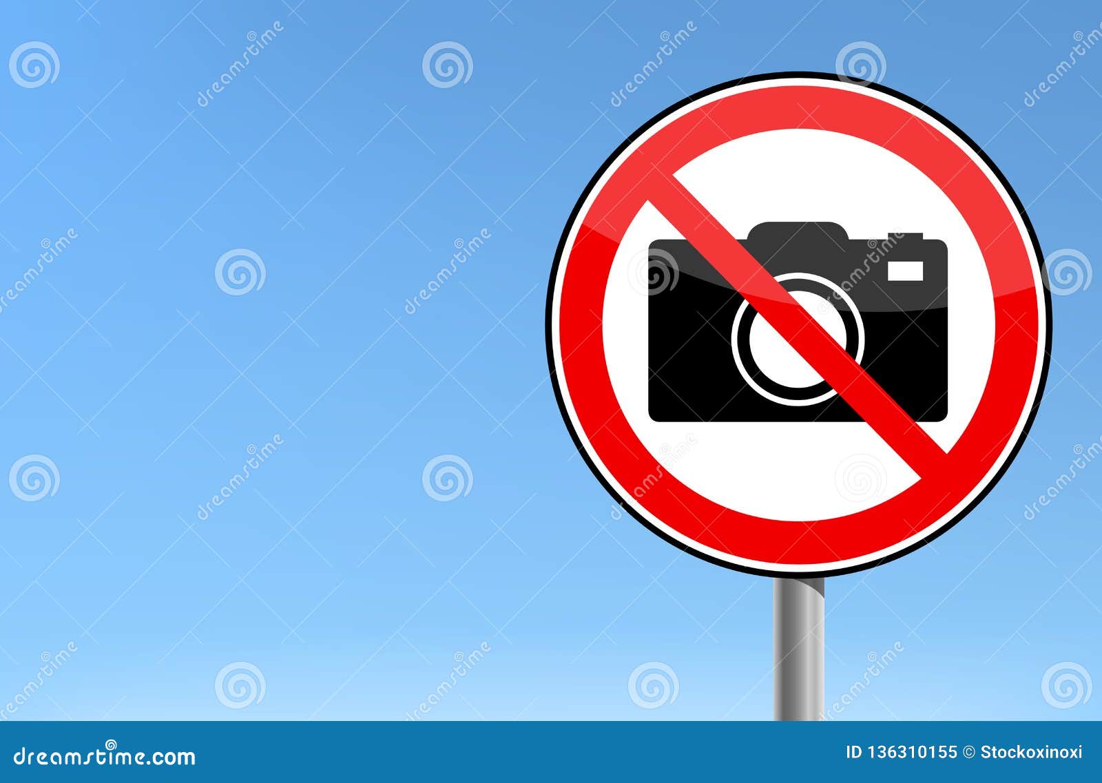 No Photo - Camera Forbidden Sign Stock Vector - Illustration of video ...