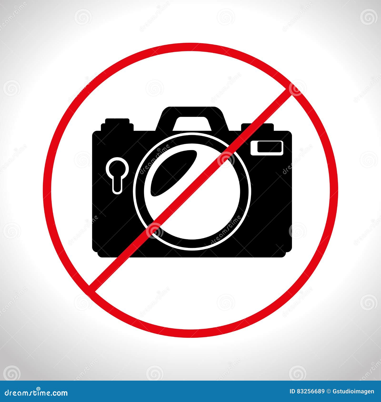 No Photo Camera Prohibited Design Graphic Stock Illustration ...
