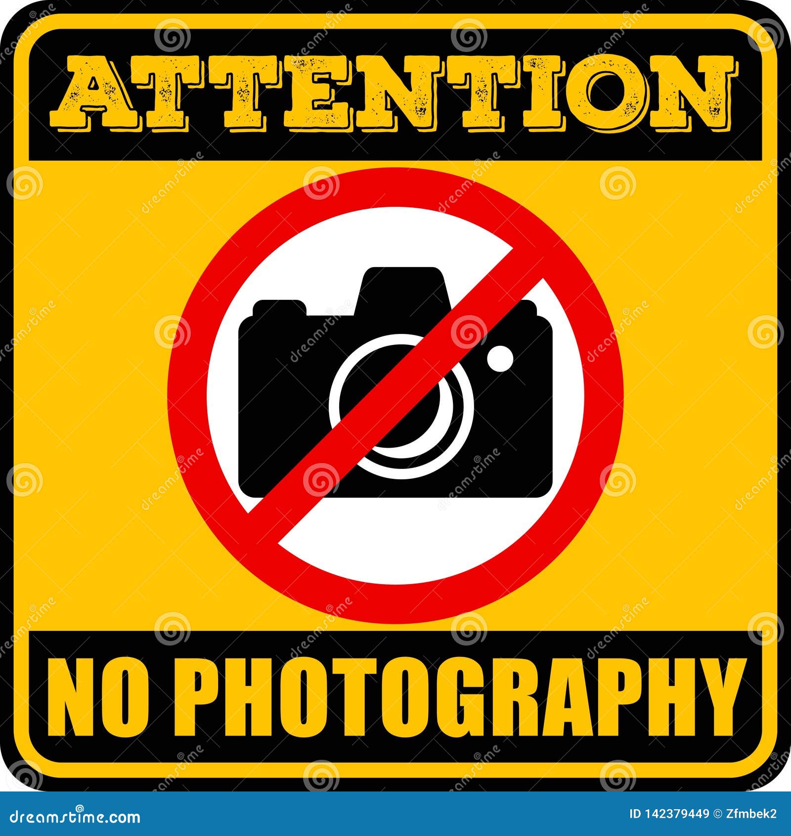 No Photo Camera Sign. Vector Illustration Stock Vector - Illustration ...
