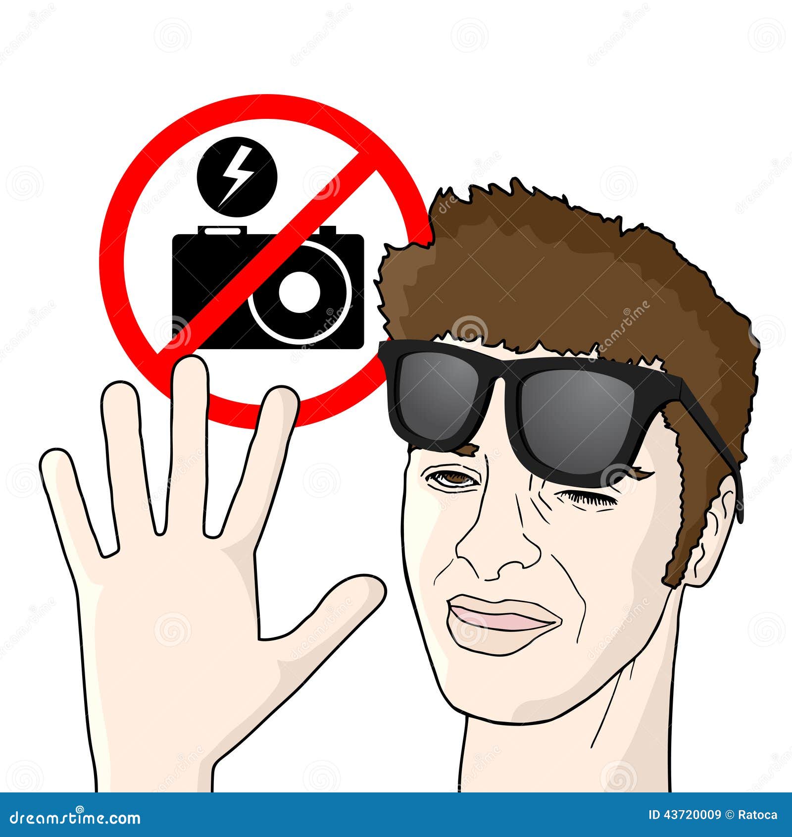 No photo stock vector. Illustration of alert, prohibited - 43720009