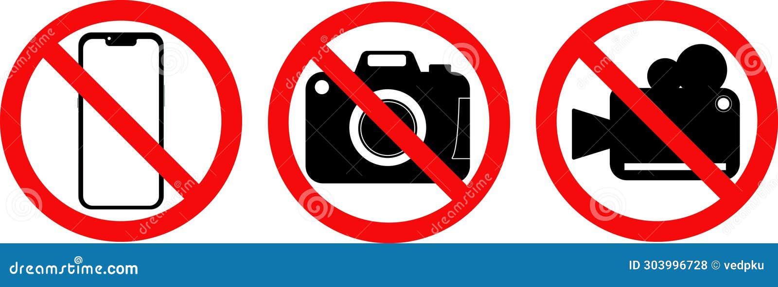 No Photography, No Videography , Mobile Camera Prohibited Sign Stock ...