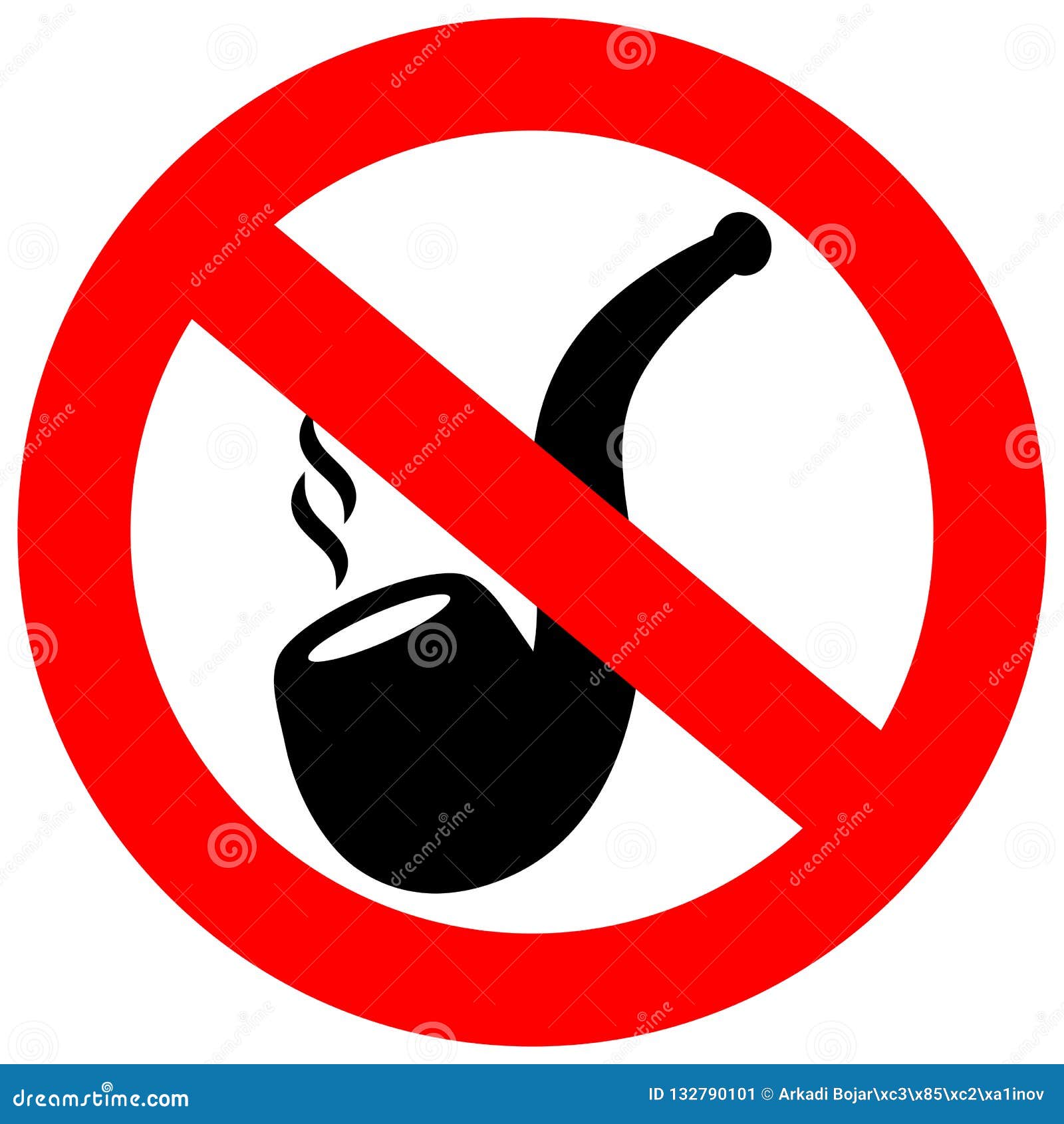 No Pipe Smoking Vector Sign Stock Vector - Illustration of icon, logo ...