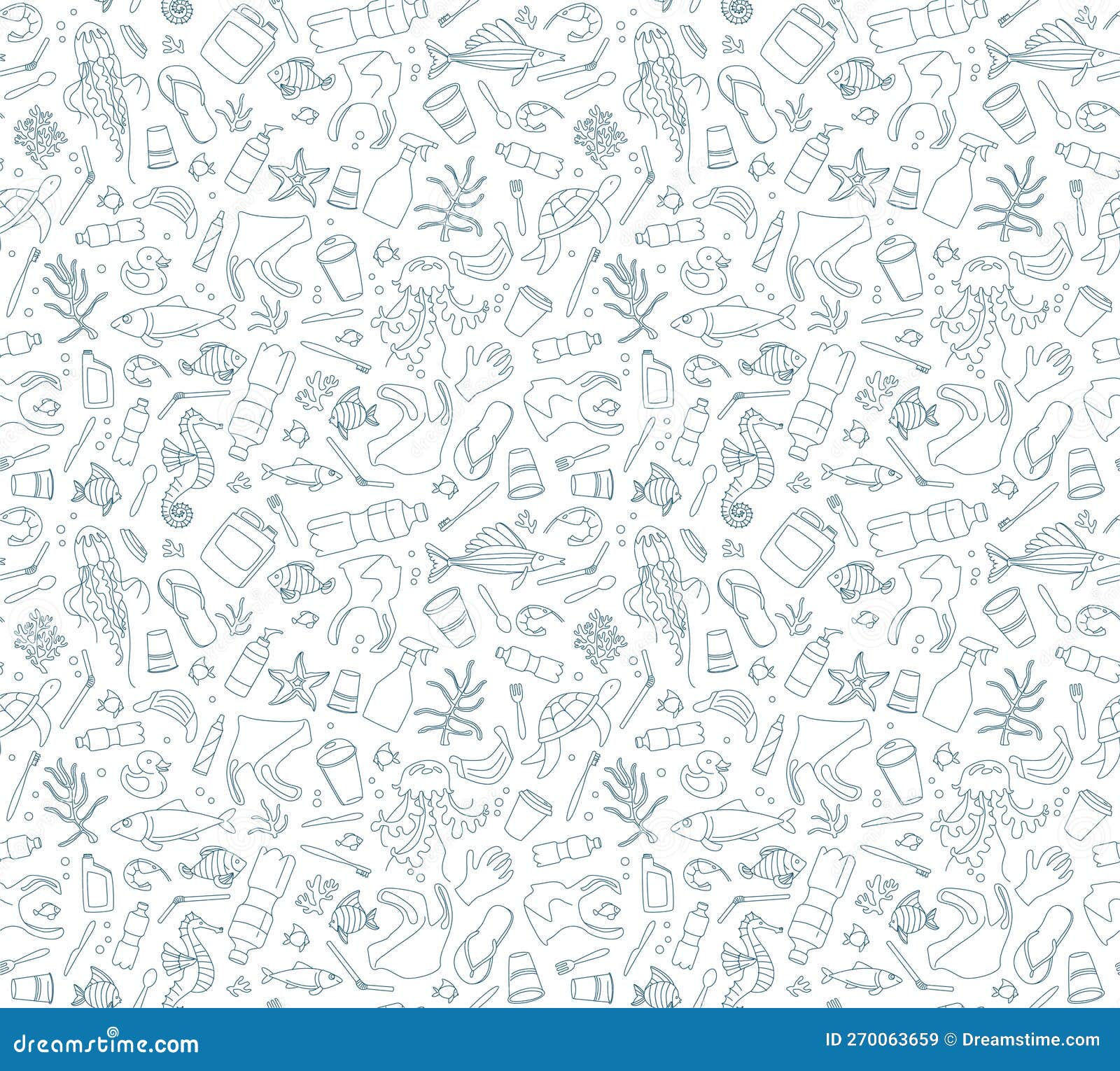 No Plastic, Save the Planet, Zero Waste. Seave the Ocean, Ecological ...