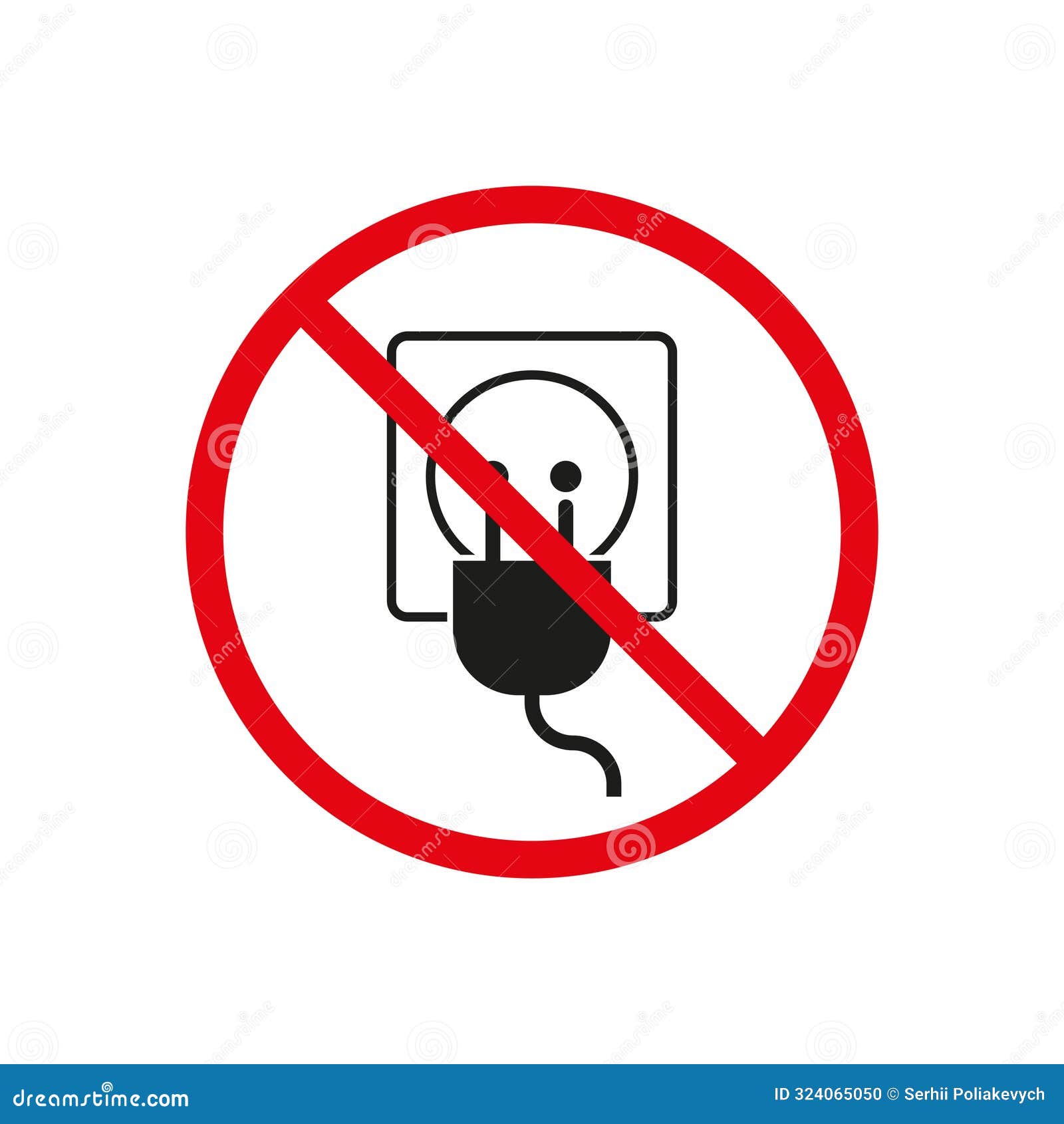 Power Usage Pros Cons Sockets Face Vector Illustration | CartoonDealer ...