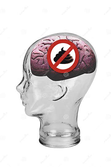 No poop brain. stock image. Image of anatomy, genius - 30950393