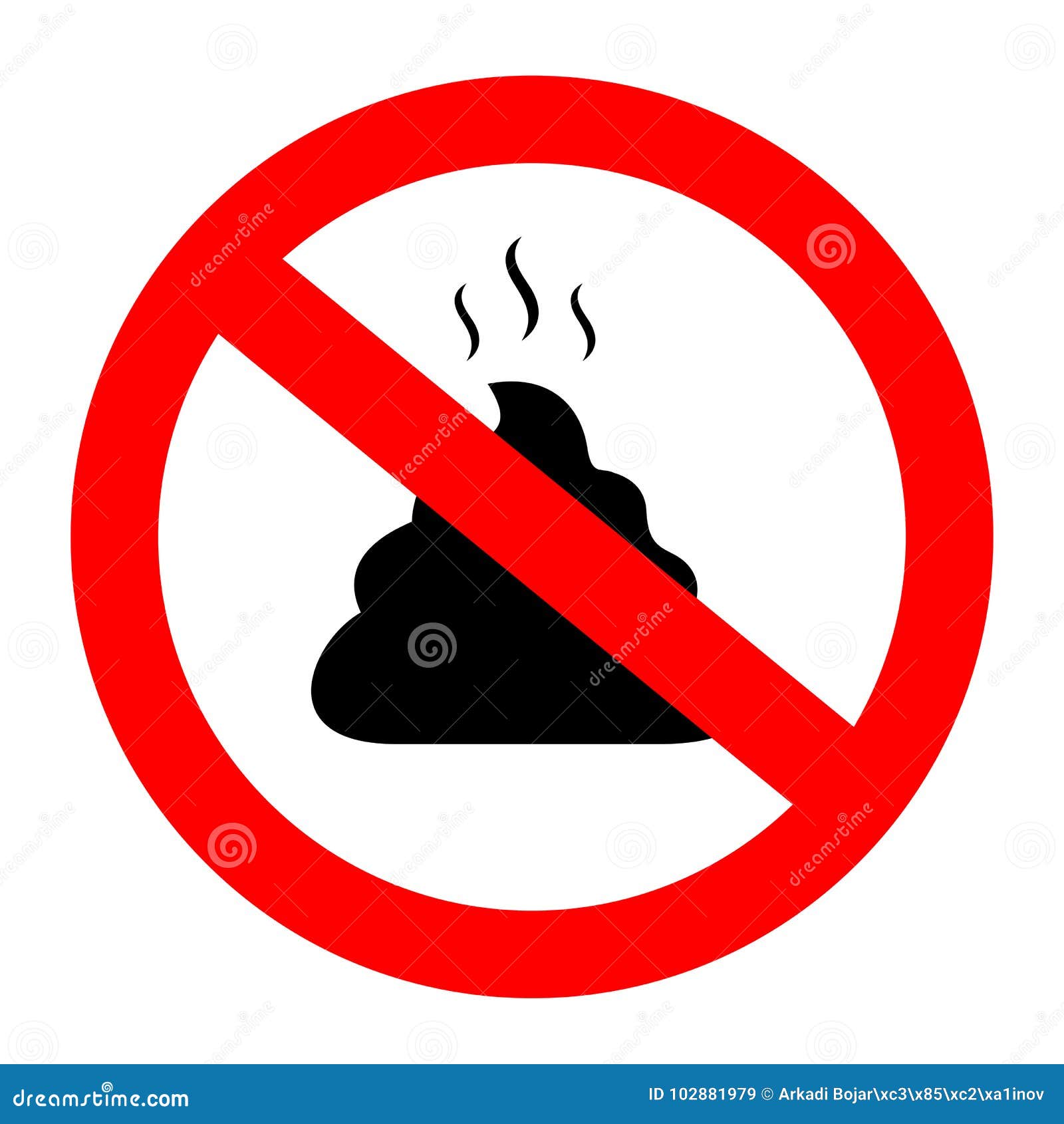 No poop vector sign stock vector. Illustration of dumping - 102881979 No poop vector sign stock vector. Illustration of dumping - 102881979