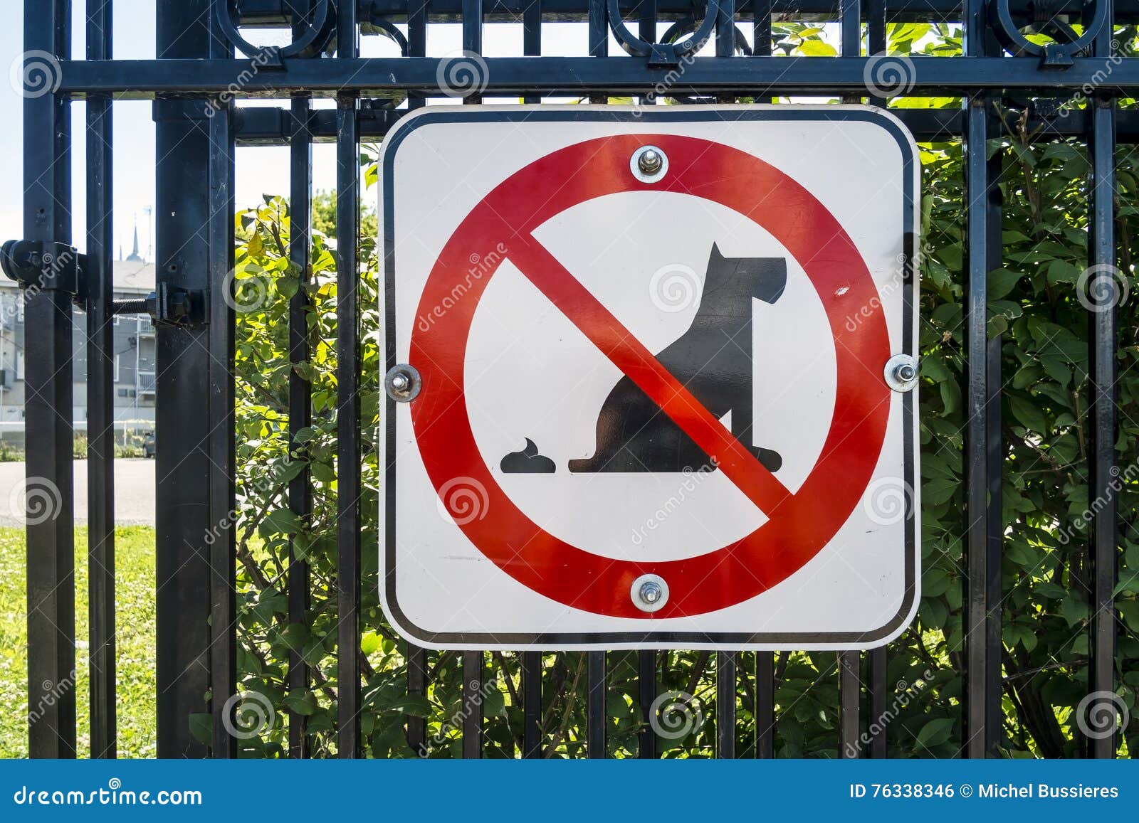 No Pooping By Dogs Sign Stock Photography | CartoonDealer.com #35427446