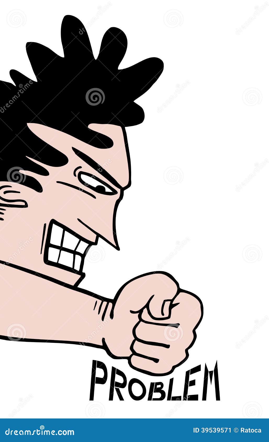 No problem stock vector. Illustration of snowman, drawing - 39539571