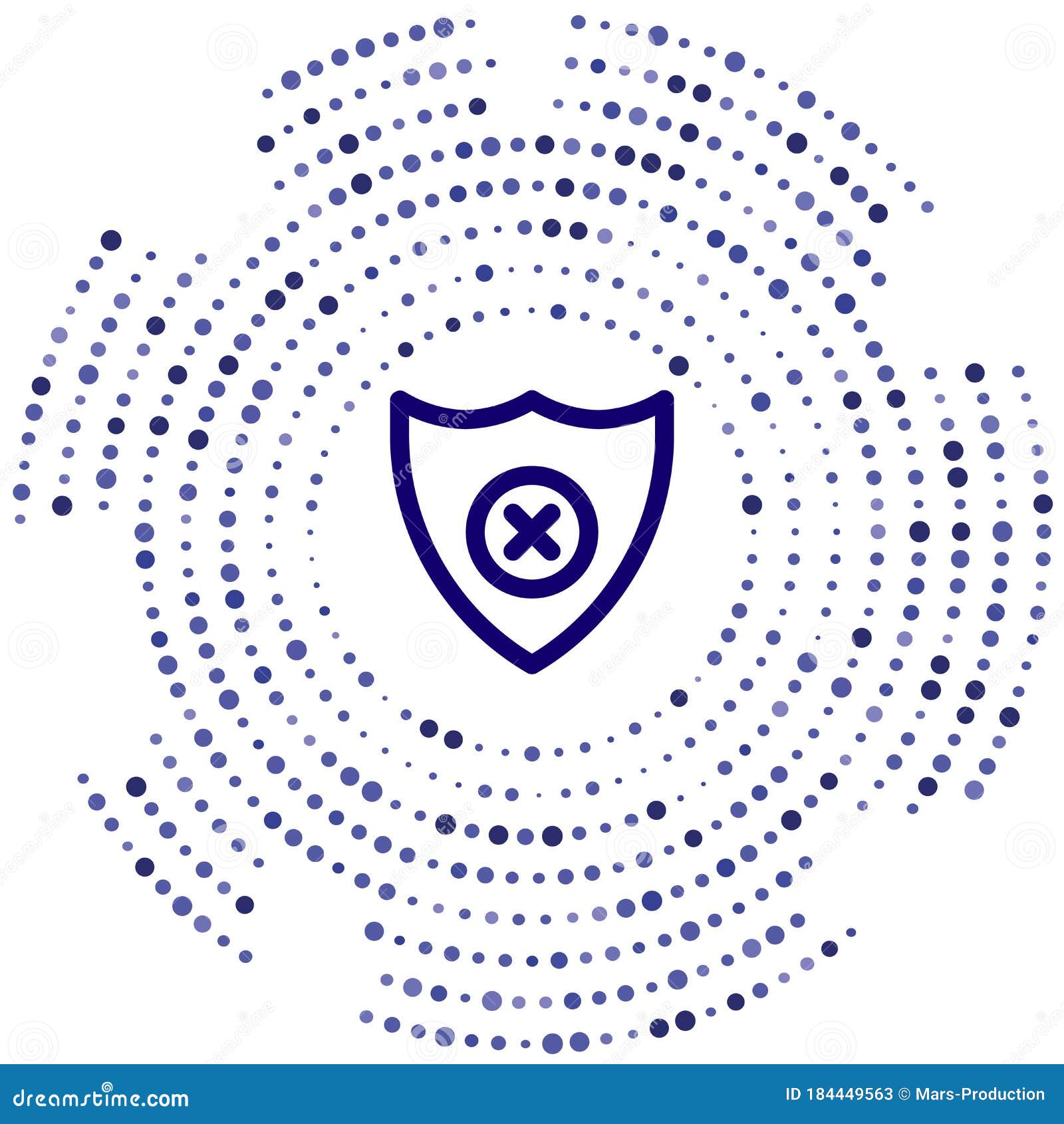 No Protection Vector Icon. No Protection Editable Stroke Stock Vector ...