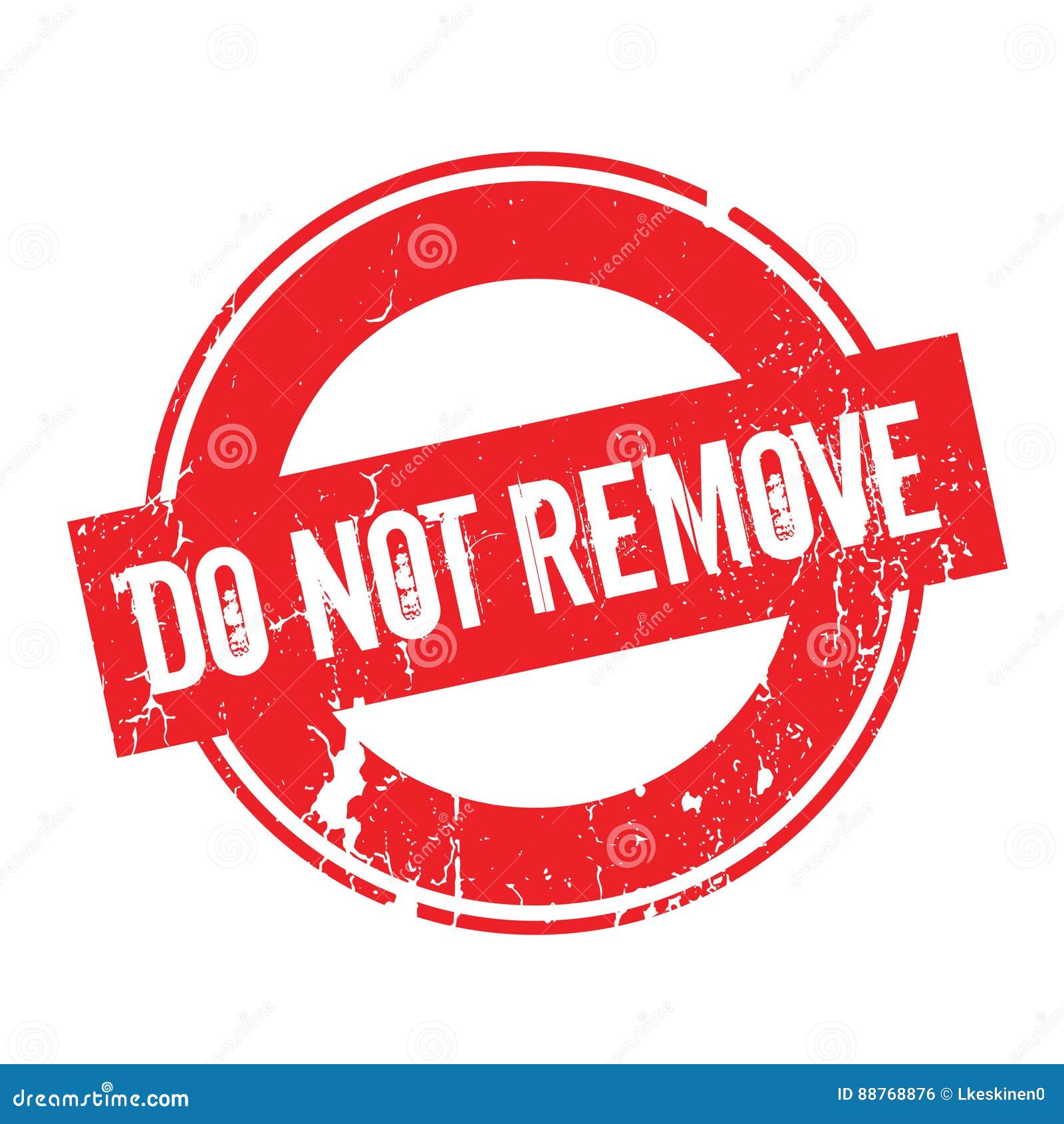 No quite el sello de goma ilustración del vector. Ilustración de rojo ...