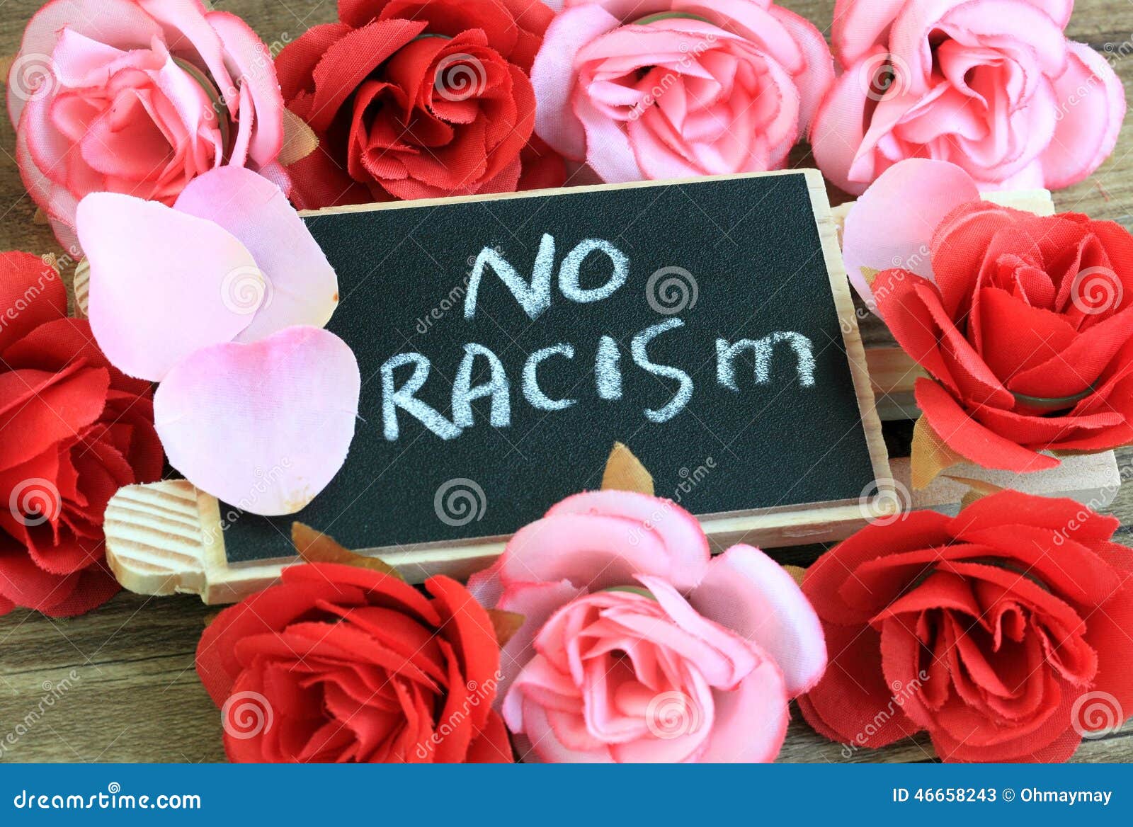 No racism stock image. Image of perception, chalkboard - 46658243