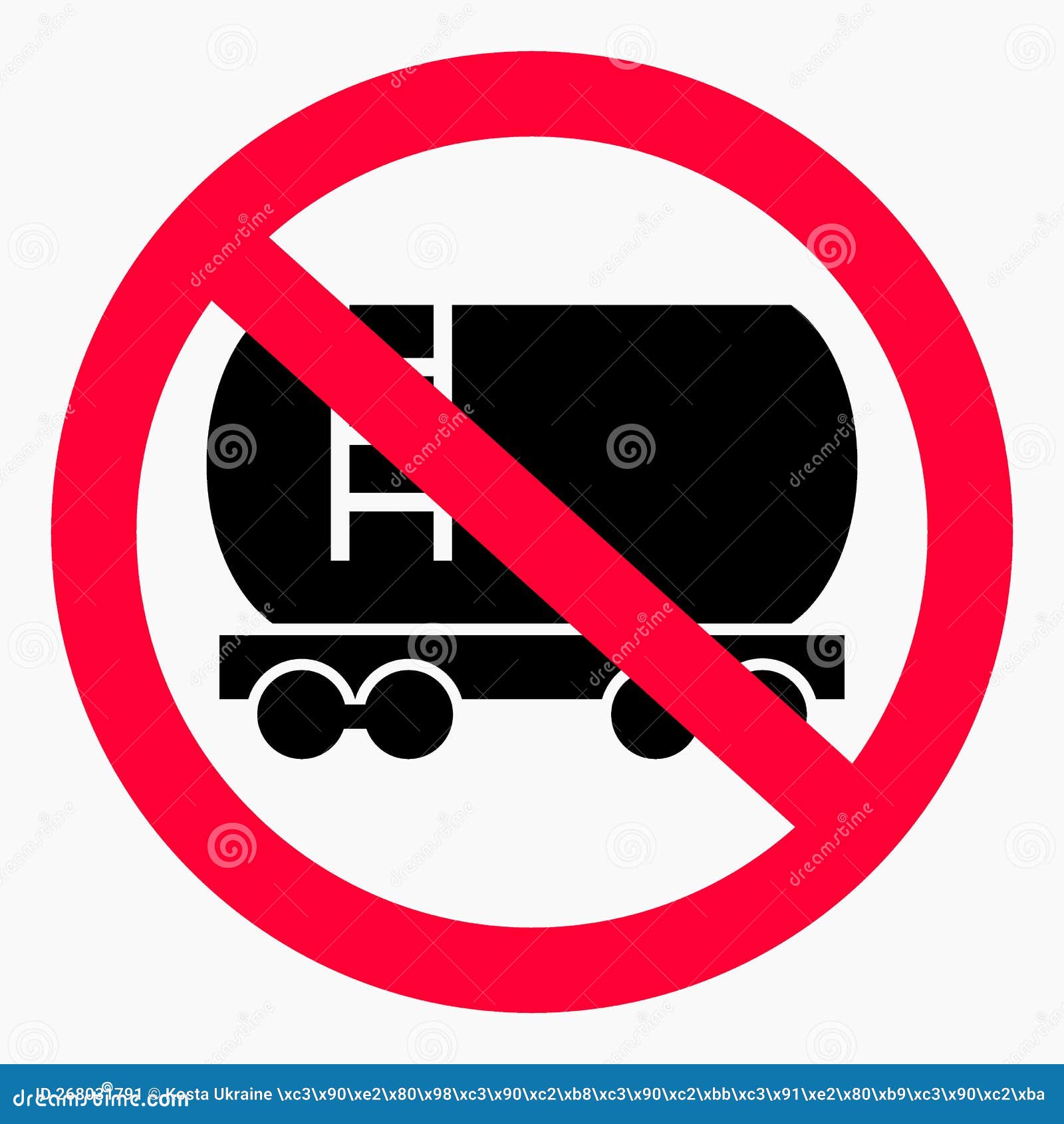 No rail tank car stock vector. Illustration of caution - 268031791